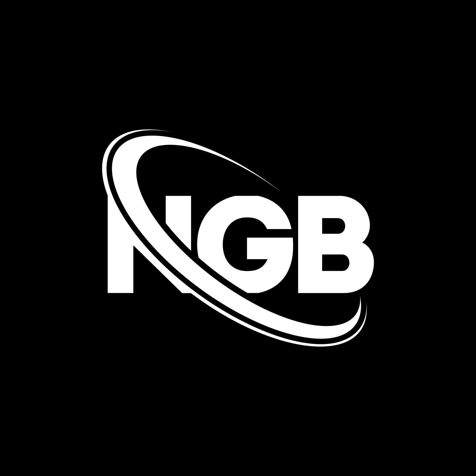 logotipo de NGB. letra ngb. diseño del logotipo de la letra ngb. logotipo de iniciales ngb ...