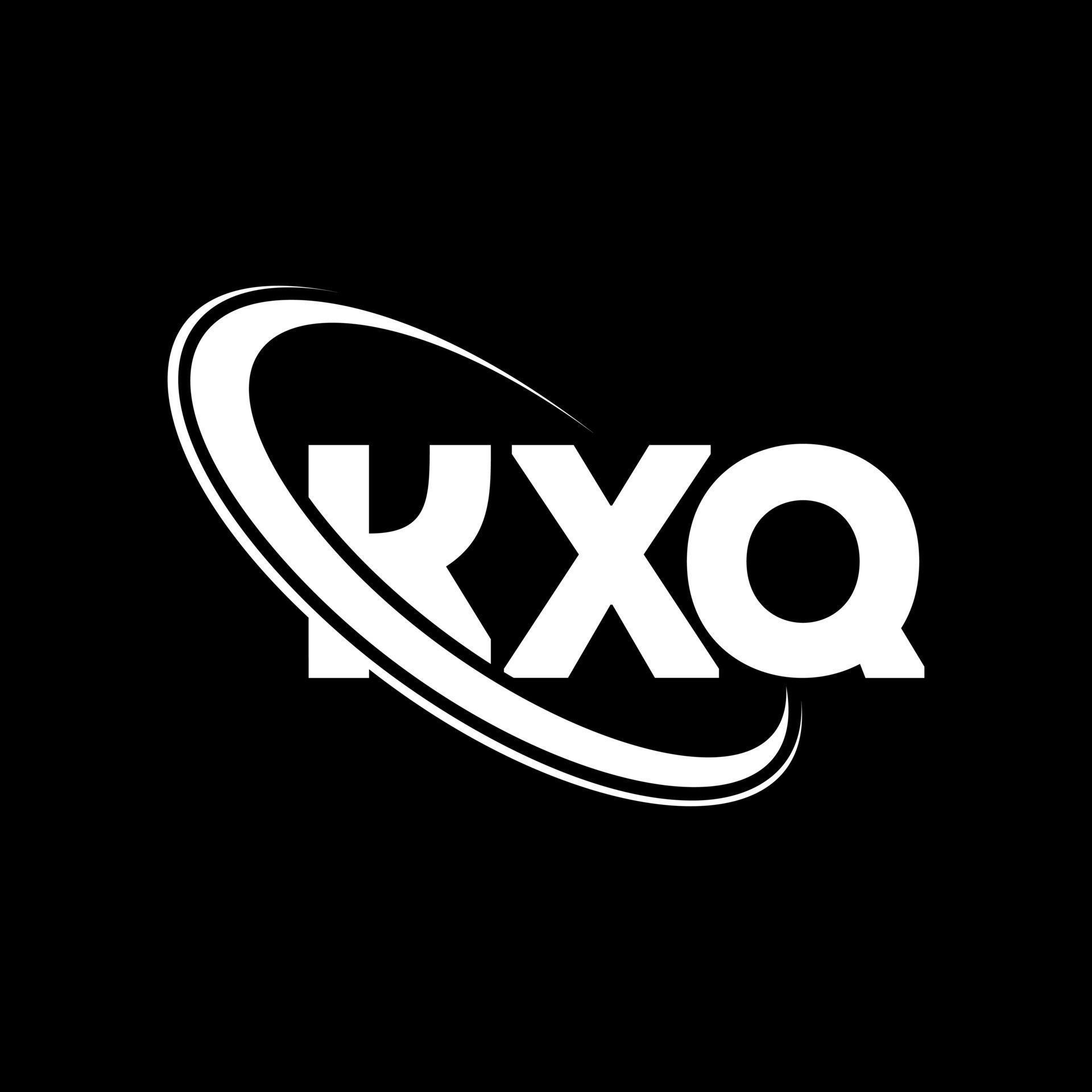 logotipo de kxq. letra kxq. diseño del logotipo de la letra kxq. logotipo de las iniciales kxq ...
