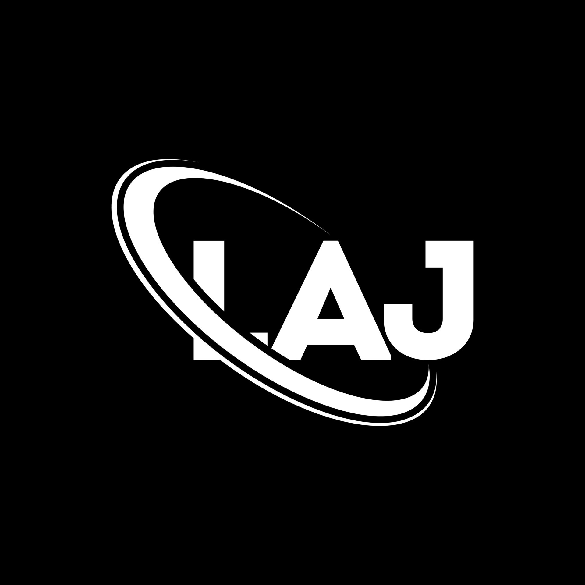 logotipo de laj. carta laj. diseño del logotipo de la letra laj ...