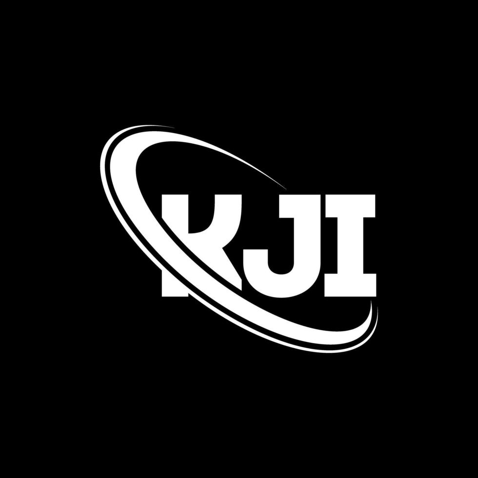 logotipo de kji. letra kji. diseño del logotipo de la letra kji. Logotipo de las iniciales kji ...