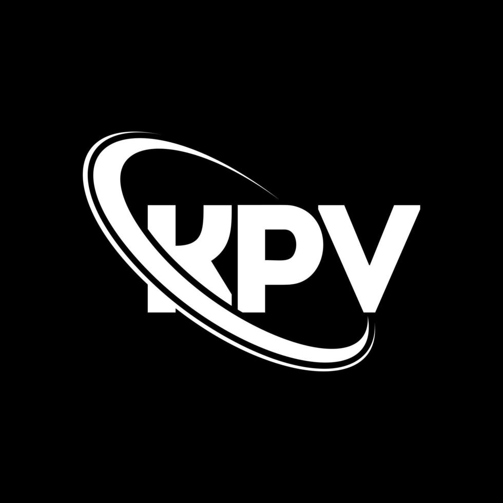 logotipo de kpv. letra kpv. diseño del logotipo de la letra kpv. logotipo de las iniciales kpv ...