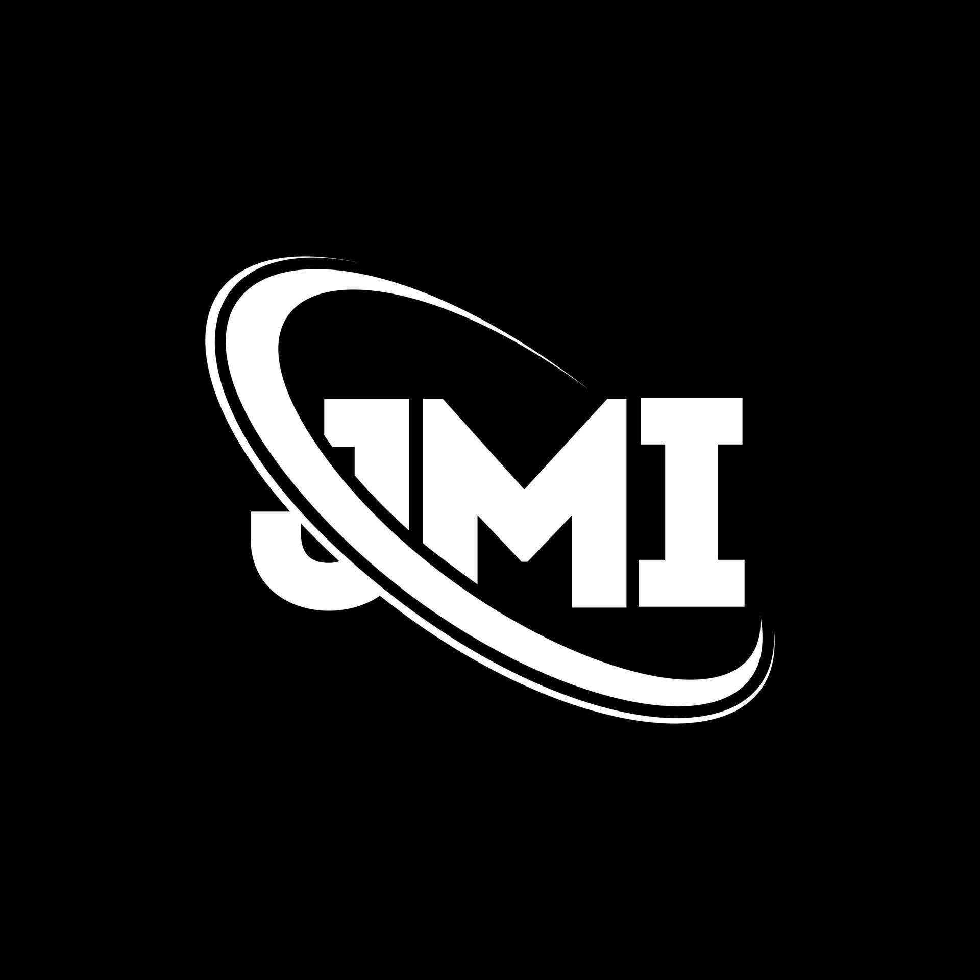 JMI logo. JMI letter. JMI letter logo design. Initials JMI logo linked with circle and uppercase ...