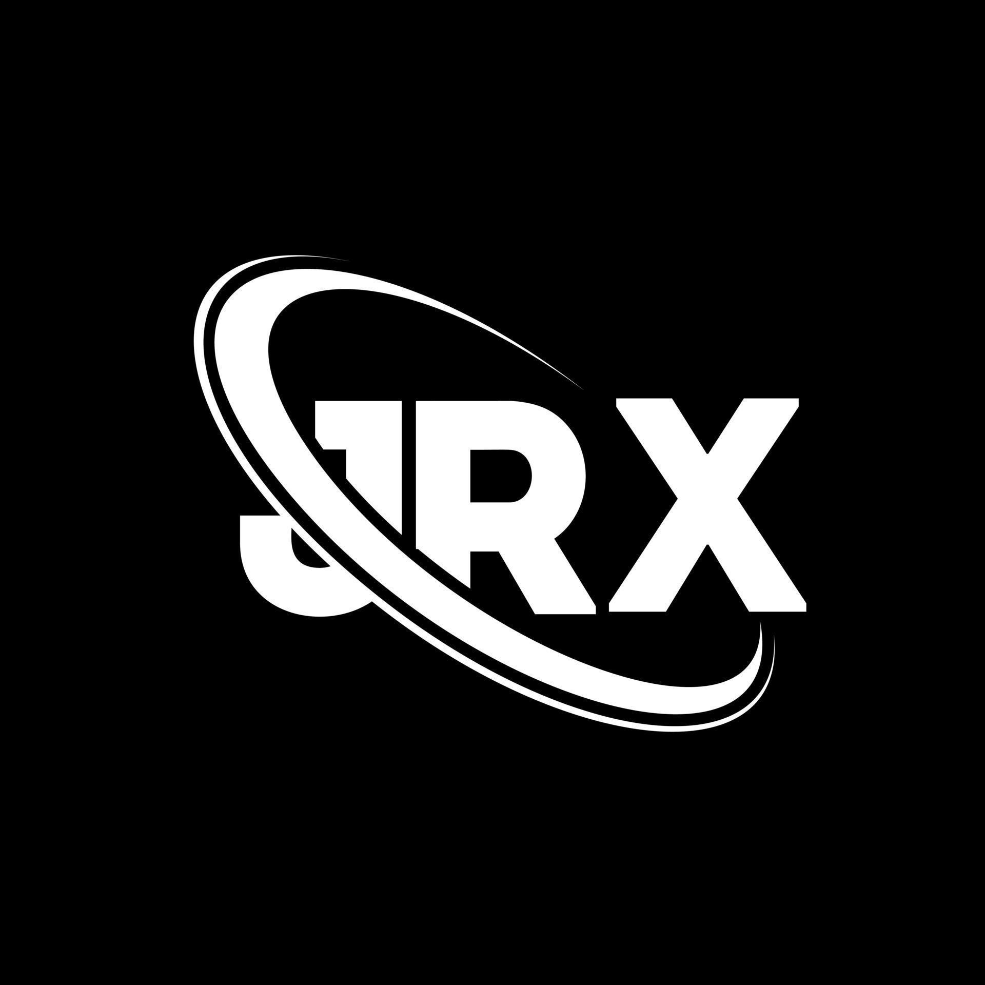JRX logo. JRX letter. JRX letter logo design. Initials JRX logo linked with circle and uppercase ...