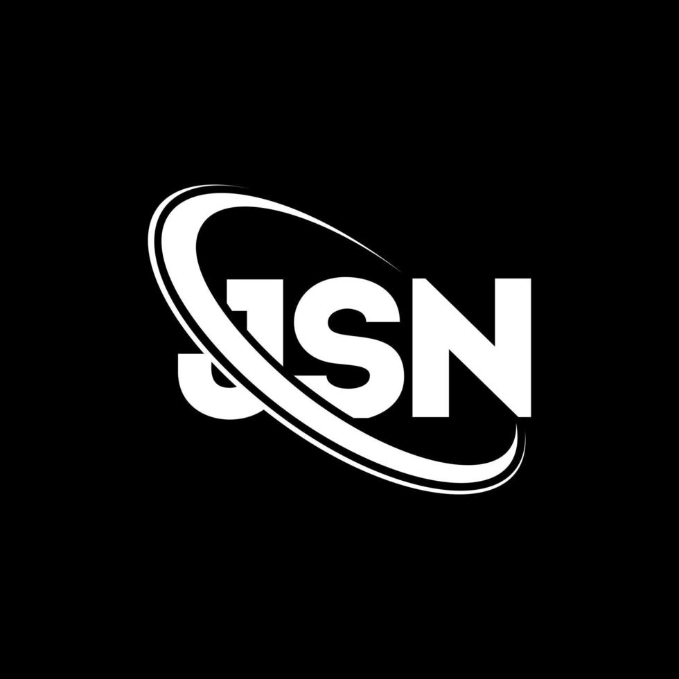 logotipo jsn. carta jsn. diseño del logotipo de la letra jsn. Logotipo de iniciales jsn ...