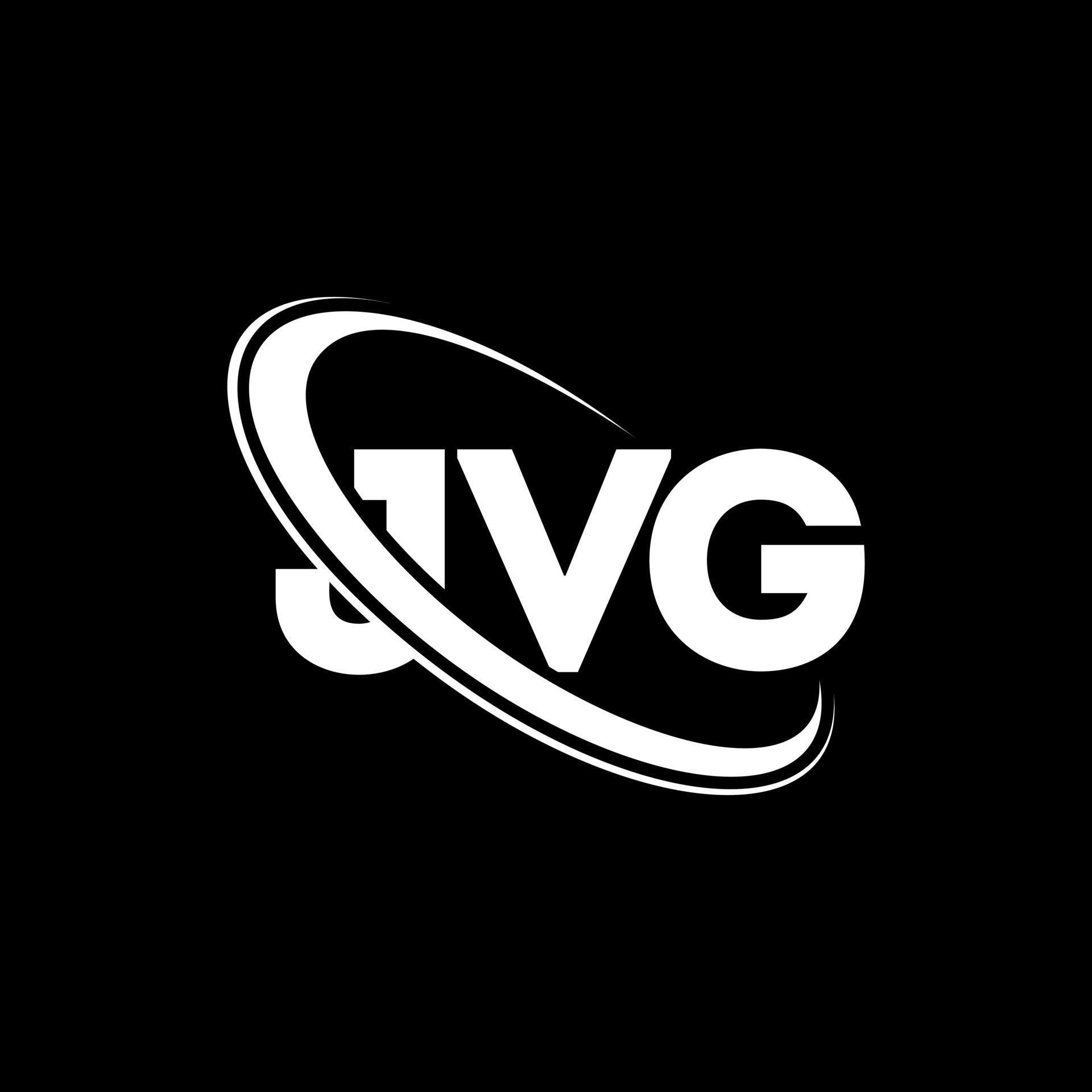 JVG logo. JVG letter. JVG letter logo design. Initials JVG logo linked with circle and uppercase ...