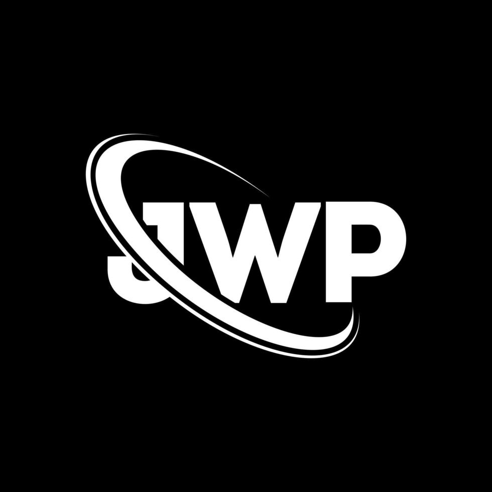 logotipo de jwp. carta jwp. diseño del logotipo de la letra jwp. iniciales del logotipo jwp ...