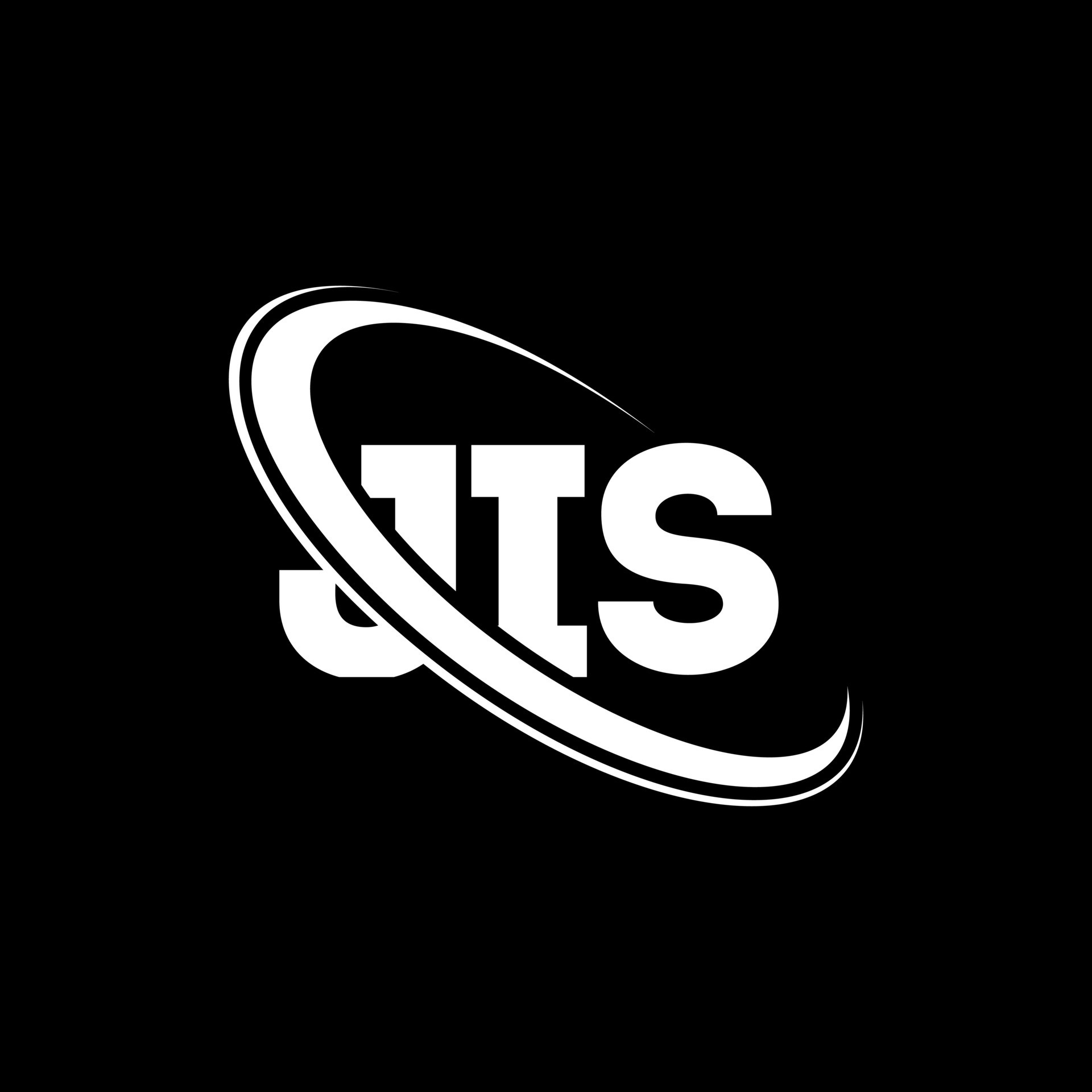 logotipo de ji. esta carta. diseño del logotipo de la letra jis. logotipo de las iniciales jis ...