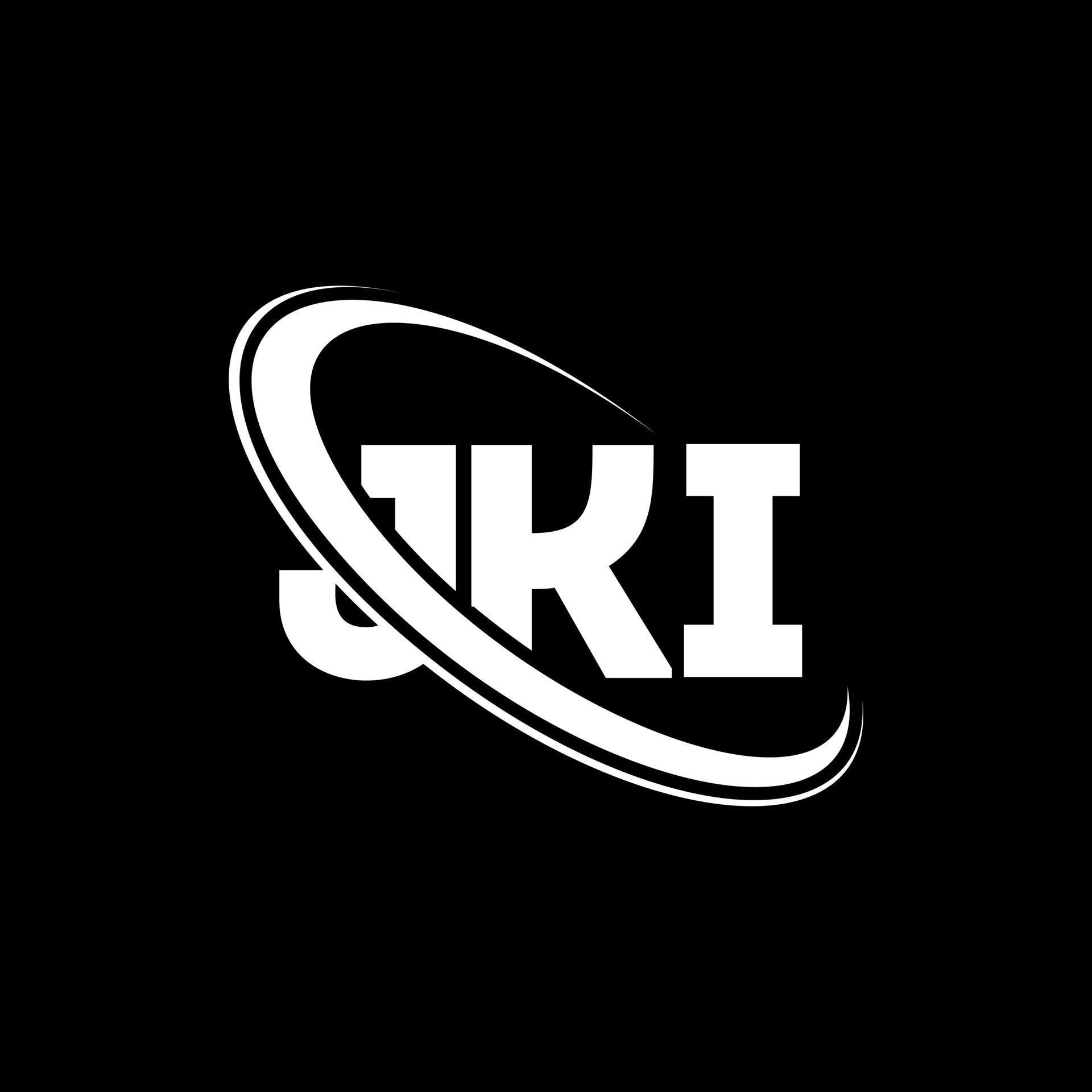 logotipo jk. letra jk. diseño del logotipo de la letra jki. logotipo de jki de iniciales ...