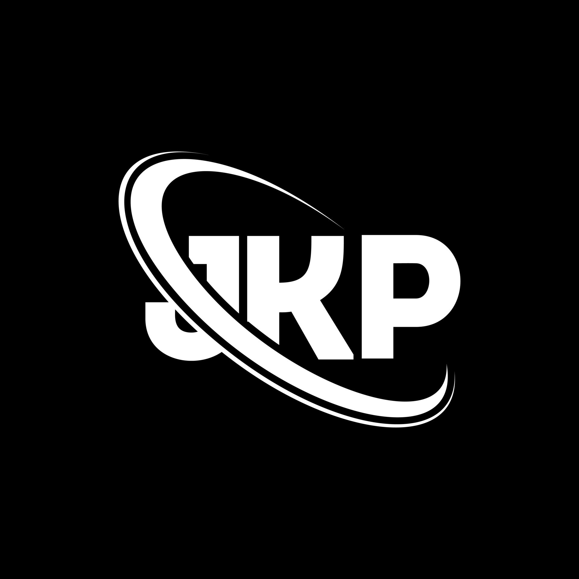 Logotipo De Jkp Carta Jkp Diseño Del Logotipo De La Letra Jkp