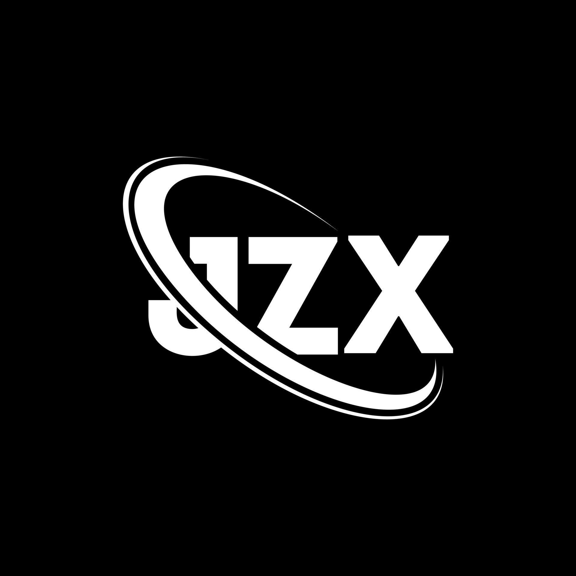 JZX logo. JZX letter. JZX letter logo design. Initials JZX logo linked with circle and uppercase ...