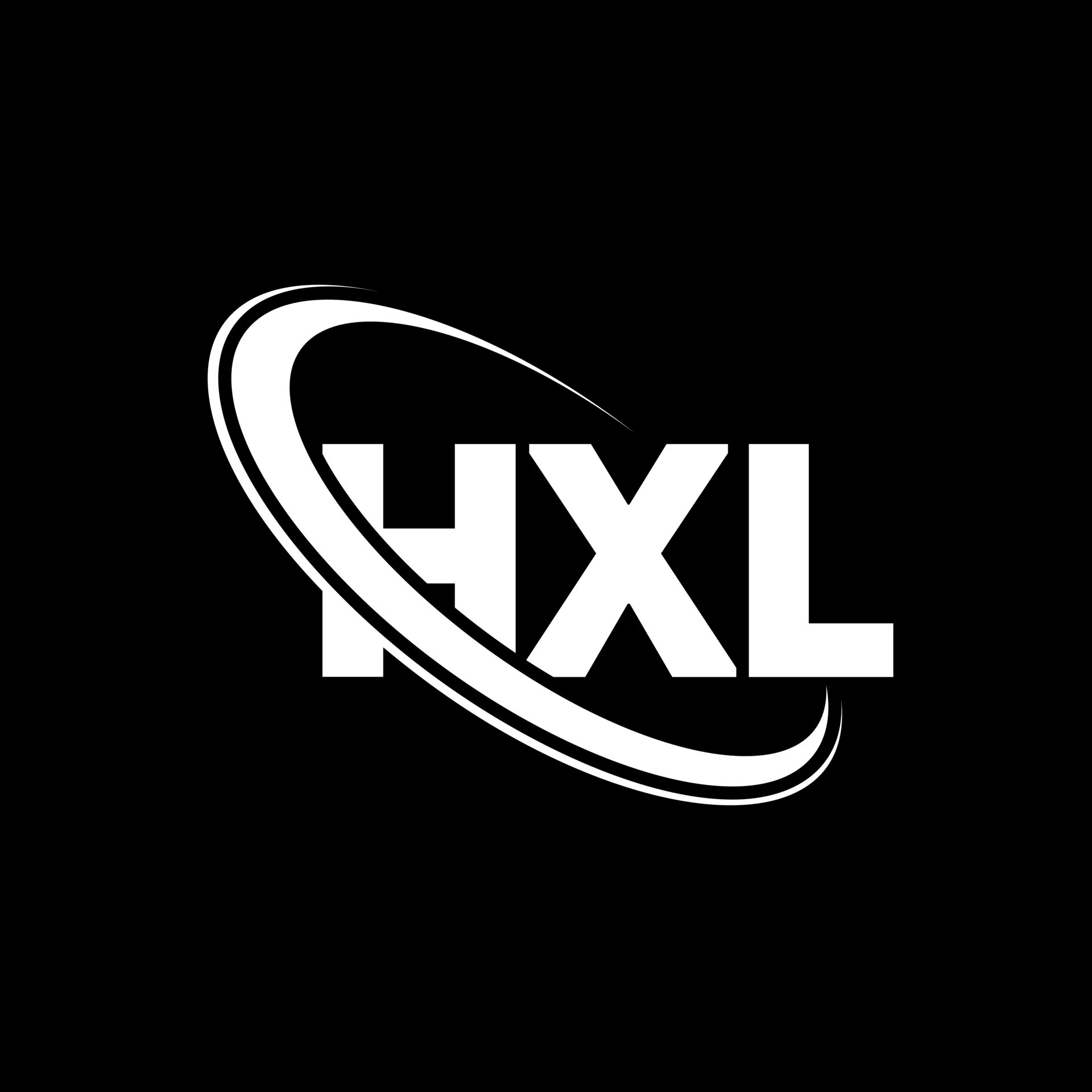 HXL logo. HXL letter. HXL letter logo design. Initials HXL logo linked with circle and uppercase ...