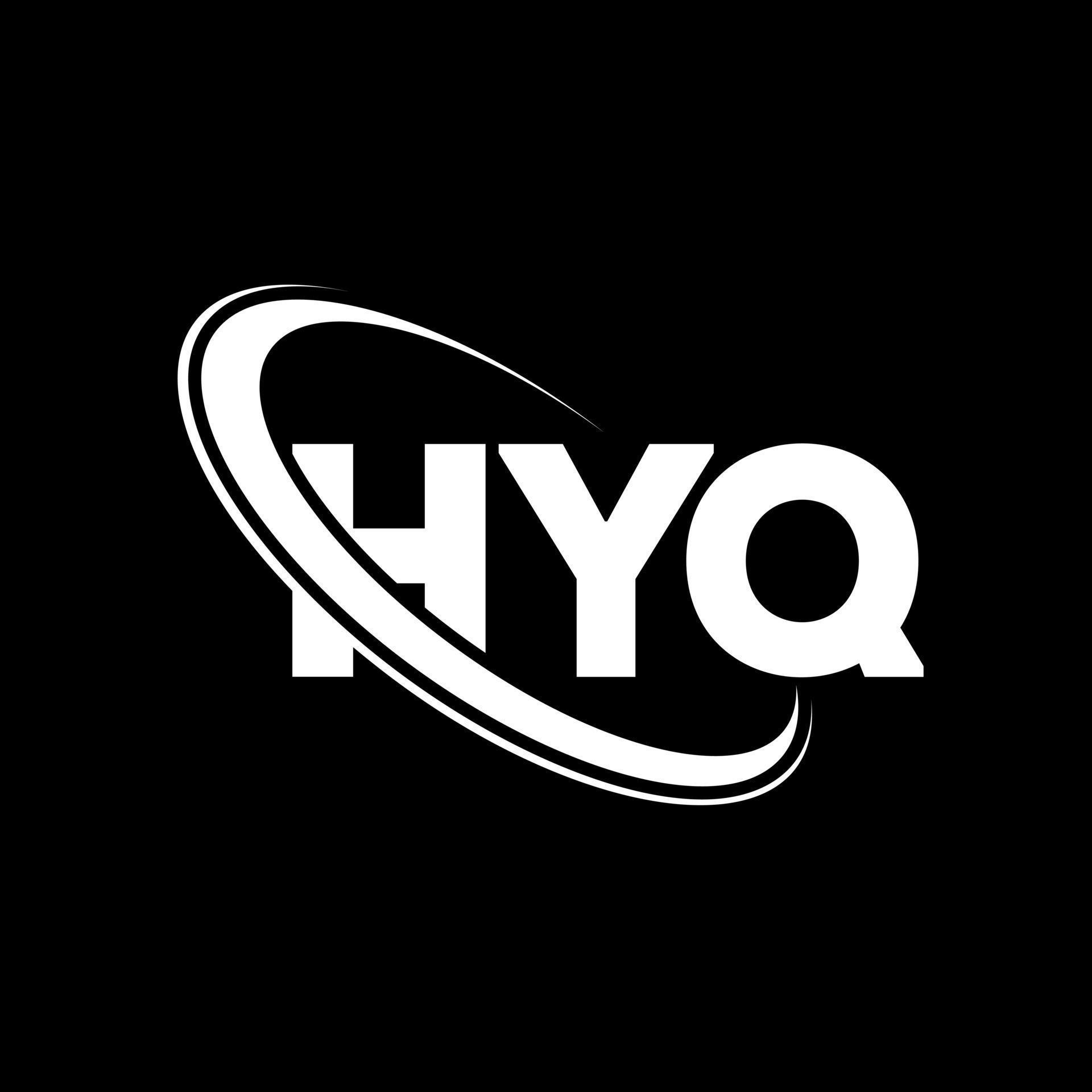 HYQ logo. HYQ letter. HYQ letter logo design. Initials HYQ logo linked with circle and uppercase ...