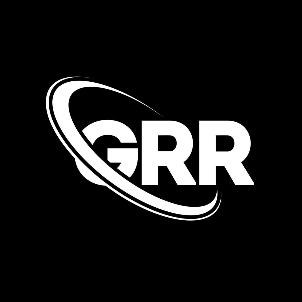 logotipo grr. letra gr. diseño del logotipo de la letra grr. logotipo de las iniciales grr ...