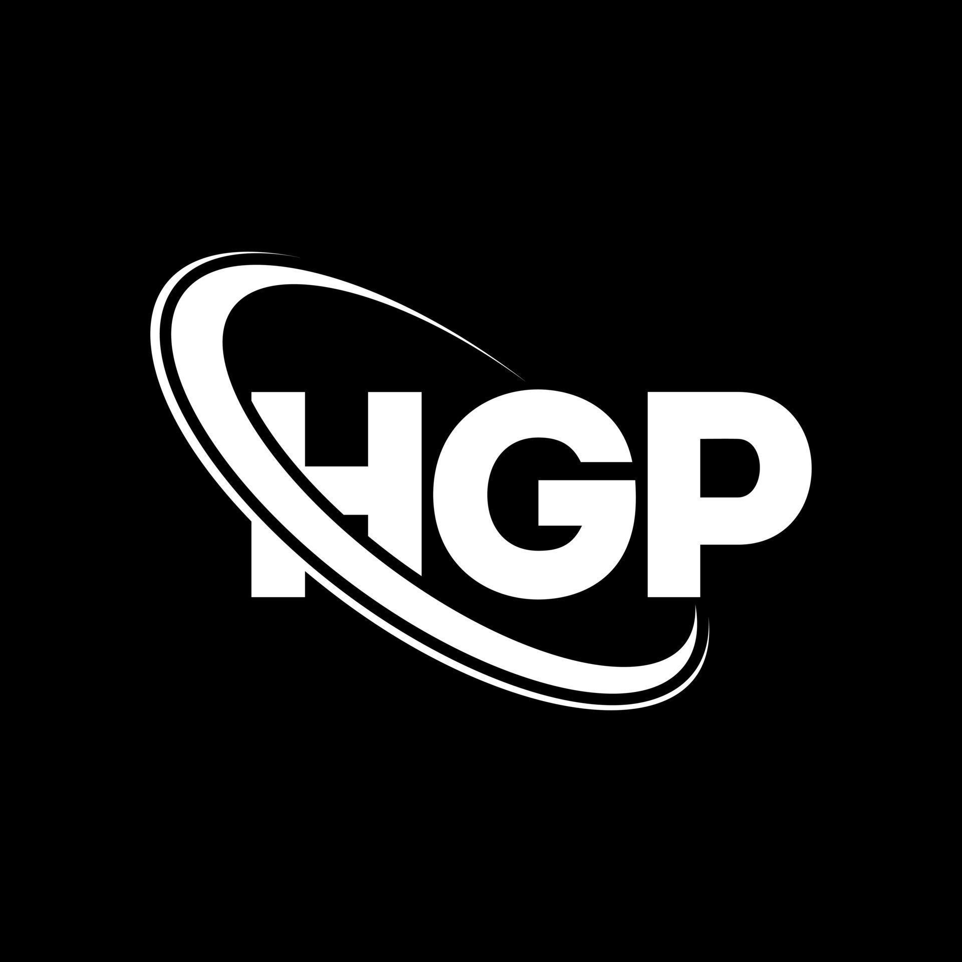HGP logo. HGP letter. HGP letter logo design. Initials HGP logo linked with circle and uppercase ...
