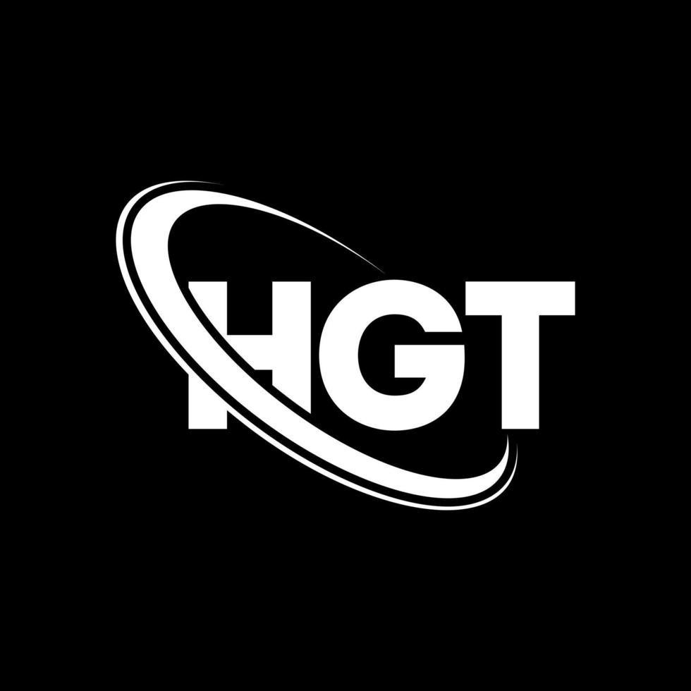 logotipo de gt. letra hgt. diseño del logotipo de la letra hgt. logotipo de iniciales hgt ...