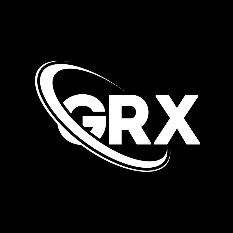 logotipo grx. letra grx. diseño del logotipo de la letra grx. logotipo de las iniciales grx ...