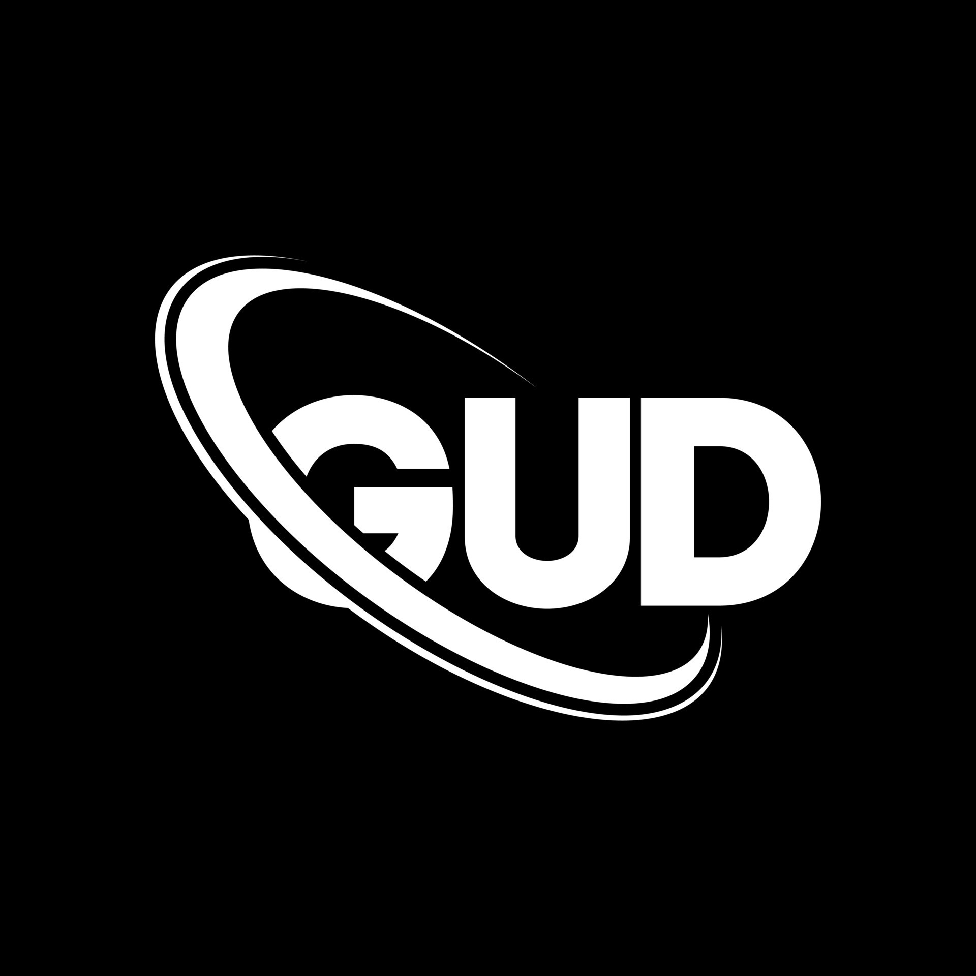 logotipo de gud. buena carta. diseño de logotipo de letra gud. logotipo de iniciales gud ...