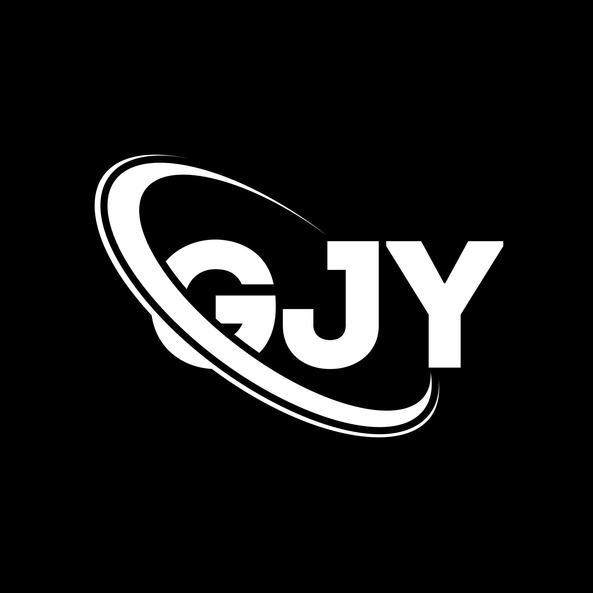 logotipo de gjy. letra gjy. diseño del logotipo de la letra gjy. logotipo de gjy iniciales ...