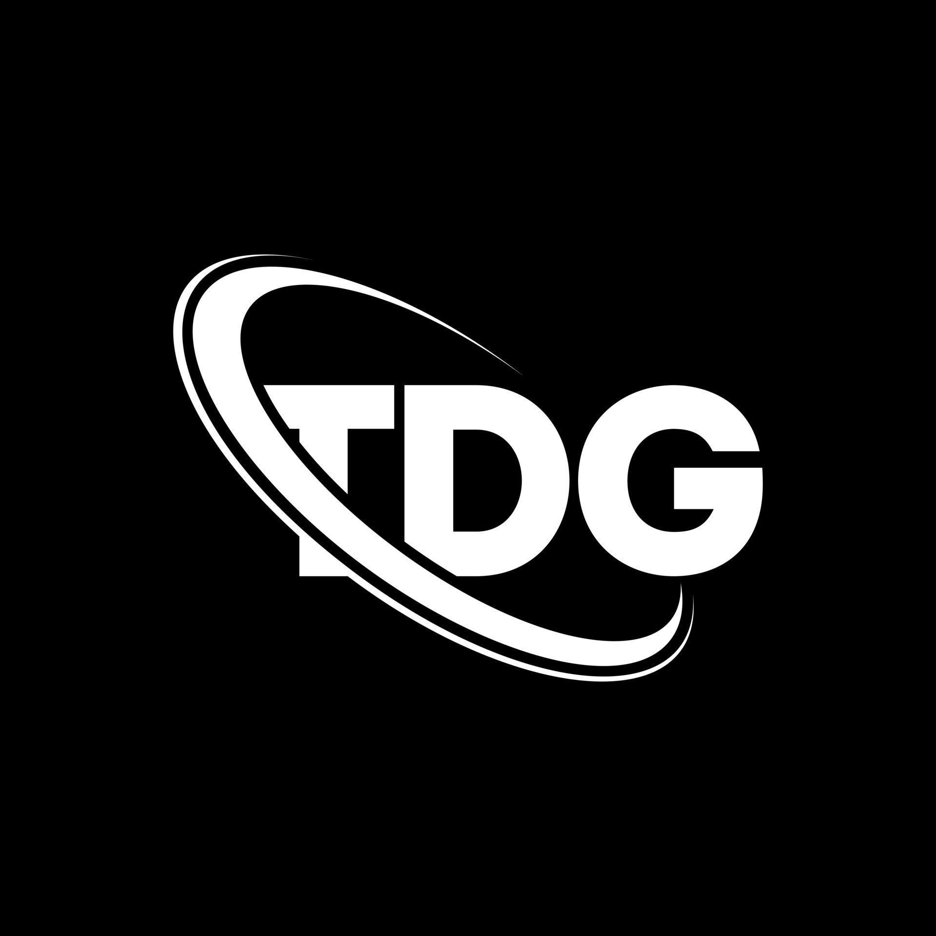 TDG logo. TDG letter. TDG letter logo design. Initials TDG logo linked with circle and uppercase ...