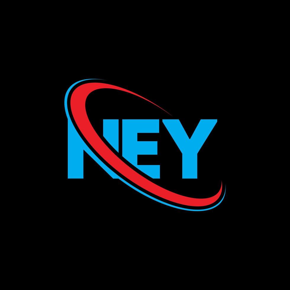 logotipo de Ney. carta de ney diseño del logotipo de la letra ney. logotipo de las iniciales ney ...