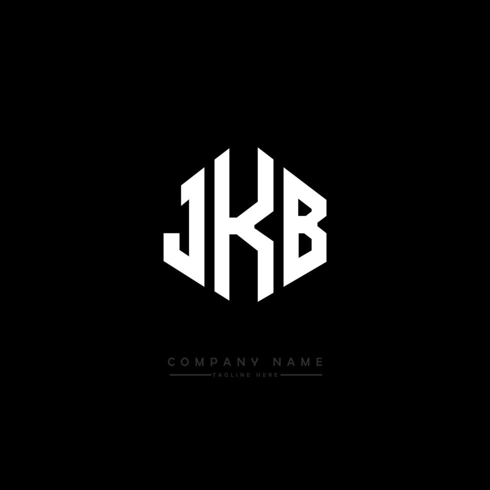 diseño de logotipo de letra jkb con forma de polígono. jkb polígono y diseño de logotipo en ...