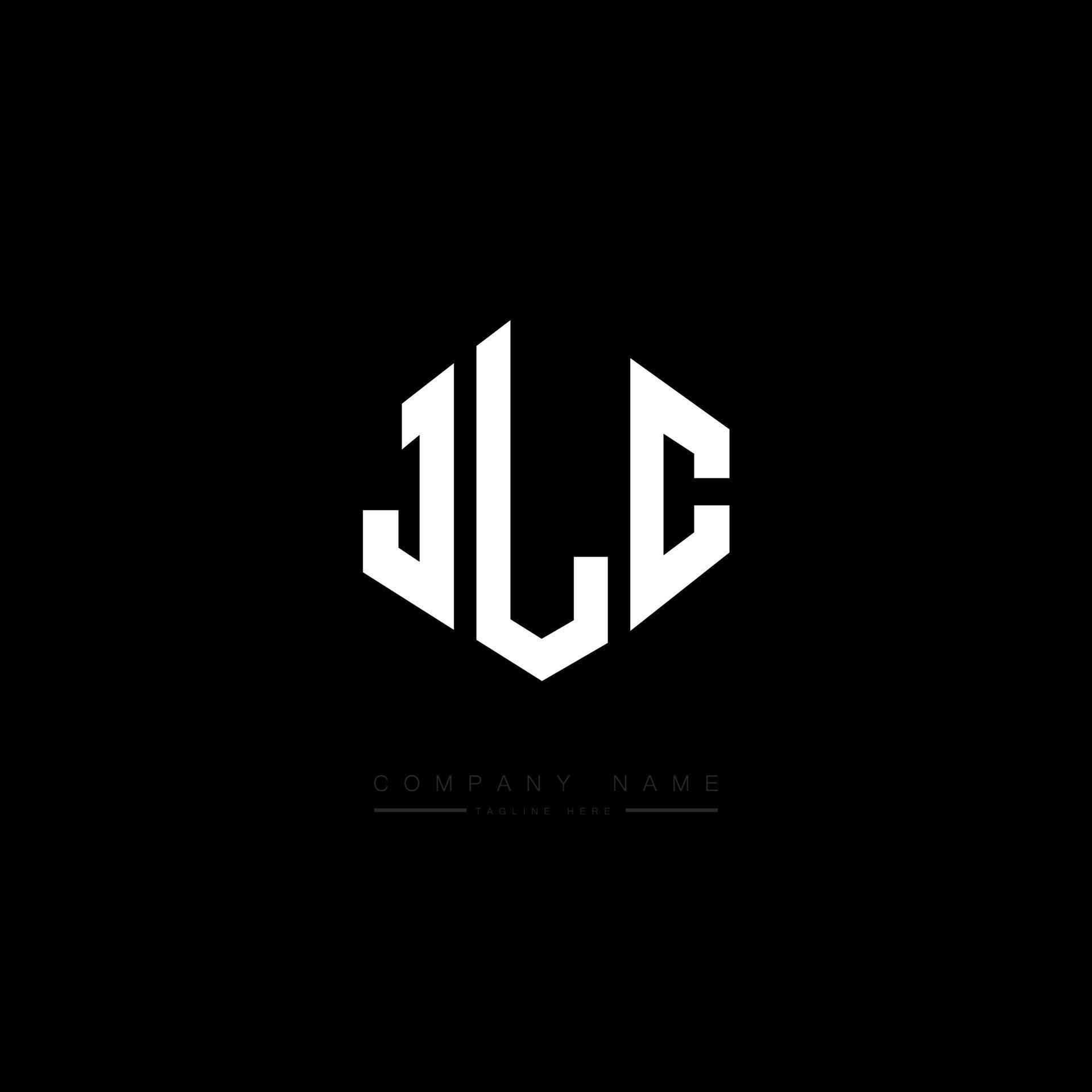 JLC letter logo design with polygon shape. JLC polygon and cube shape ...