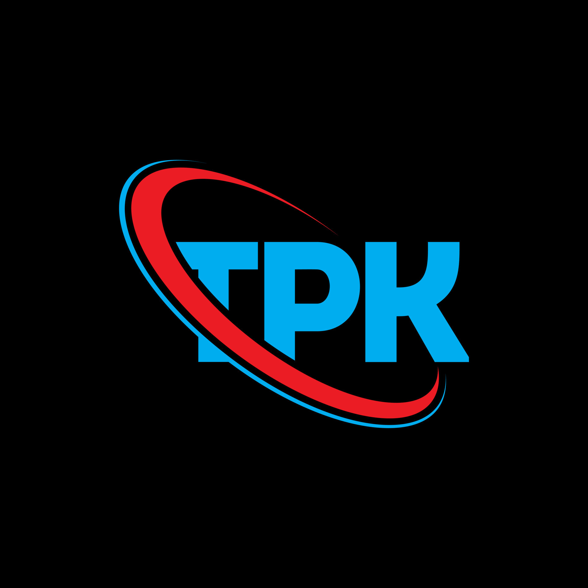logotipo de tpk. letra tpk. diseño del logotipo de la letra tpk. logotipo de iniciales tpk ...