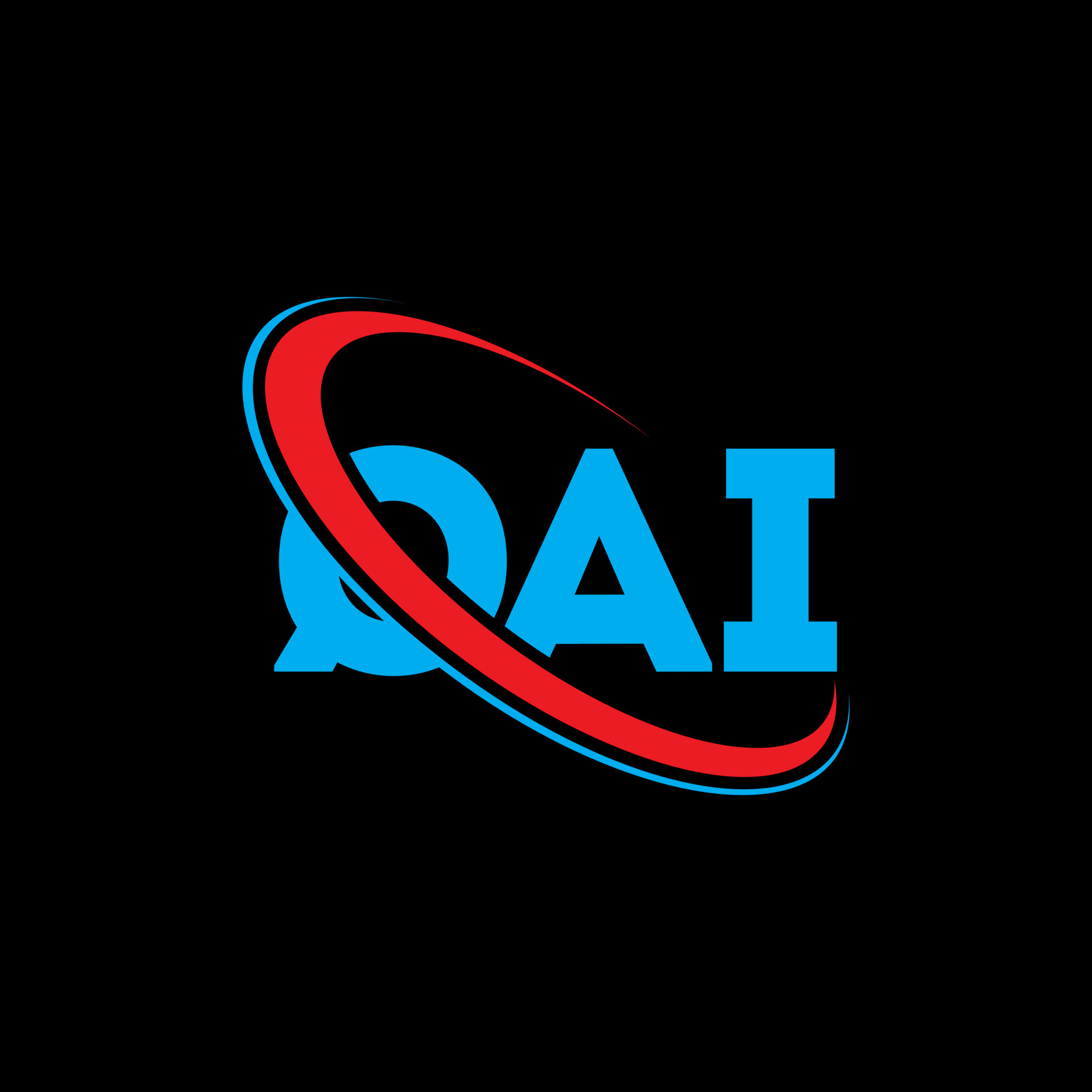 logotipo qai. carta qai. diseño del logotipo de la letra qai. logotipo de qai de iniciales ...