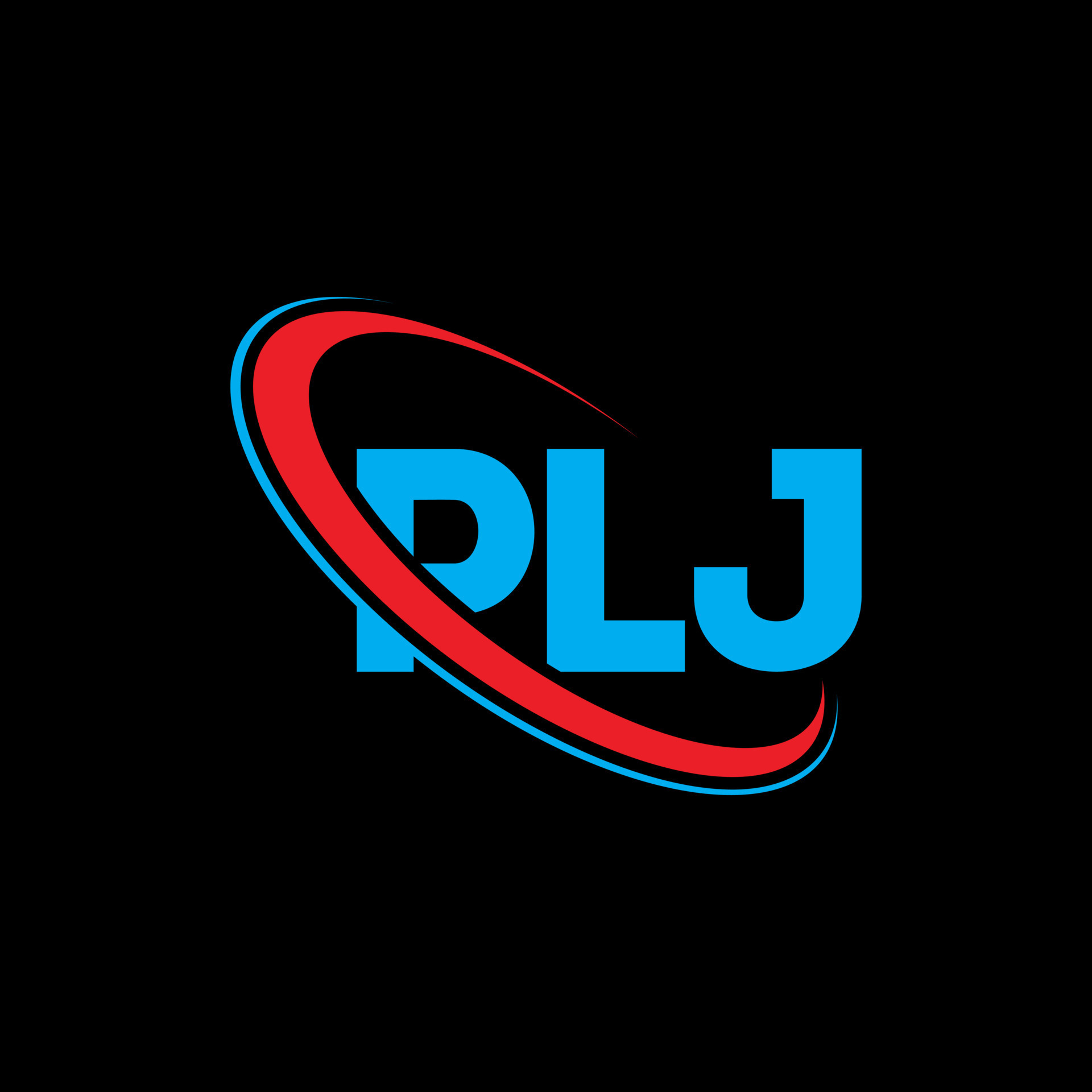 PLJ logo. PLJ letter. PLJ letter logo design. Initials PLJ logo linked with circle and uppercase ...