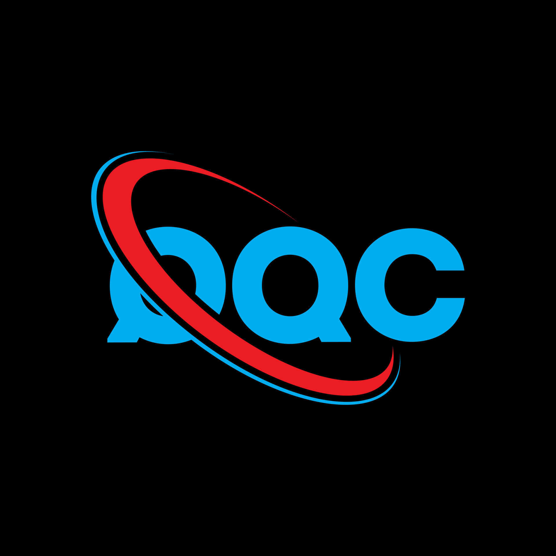 QQC logo. QQC letter. QQC letter logo design. Initials QQC logo linked with circle and uppercase ...