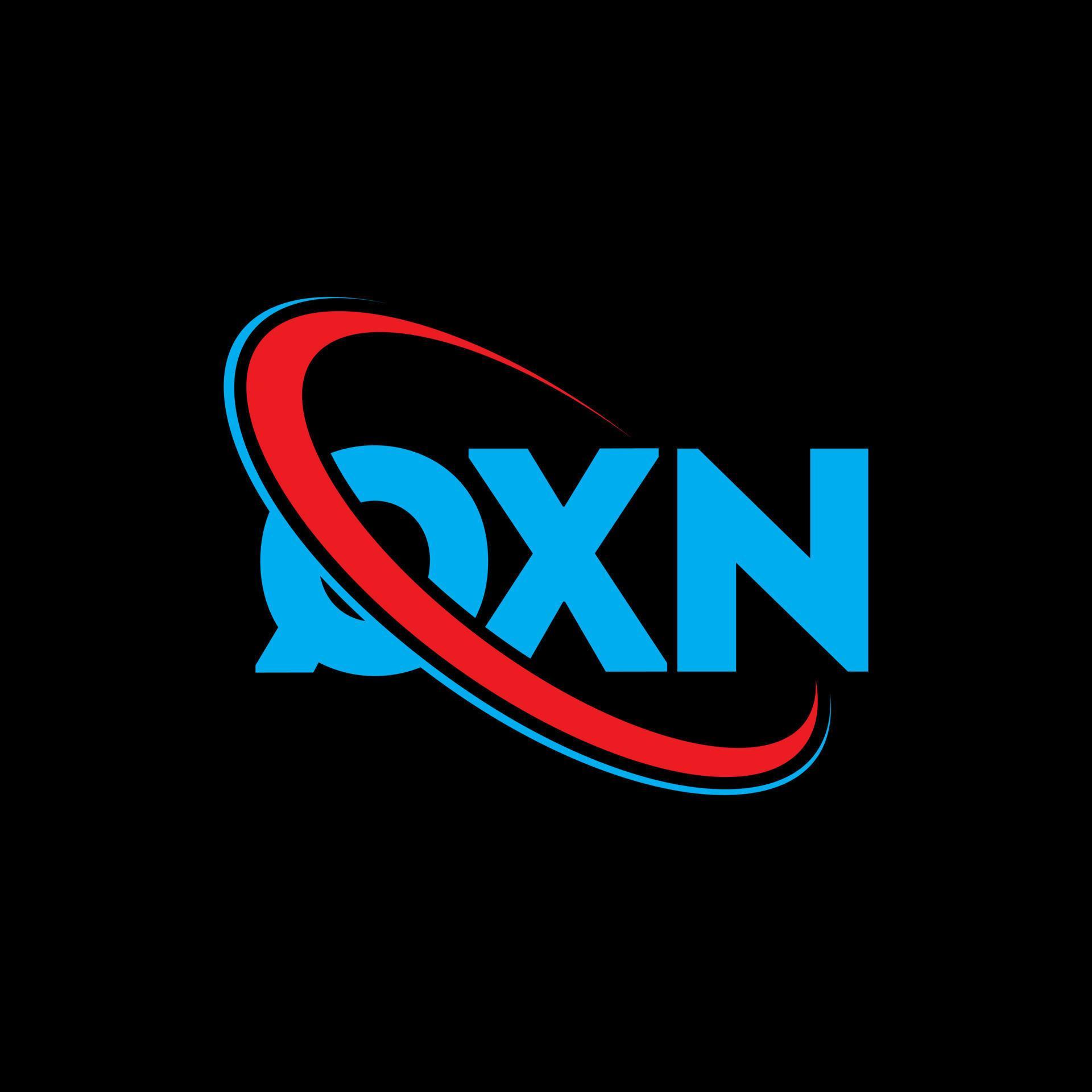 logotipo qxn. letra qxn. diseño del logotipo de la letra qxn. logotipo qxn iniciales vinculado ...