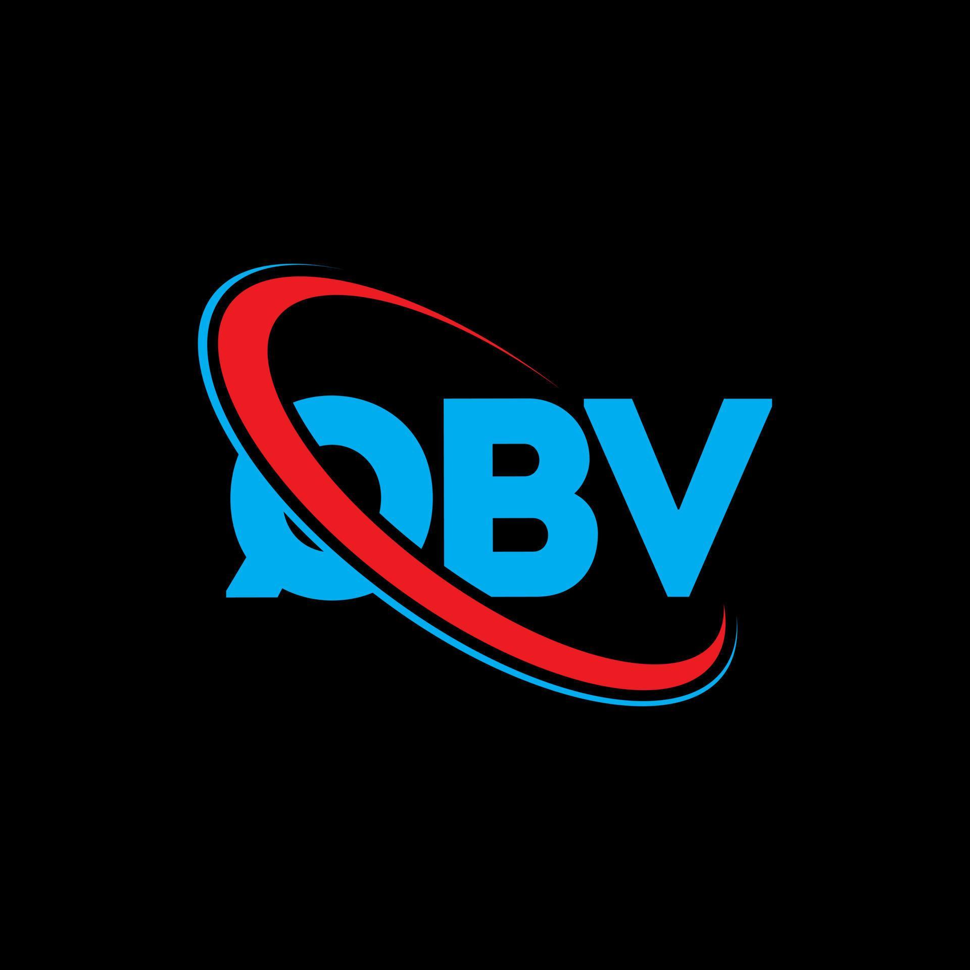 logotipo qbv. letra qbv. diseño del logotipo de la letra qbv. logotipo qbv de iniciales ...