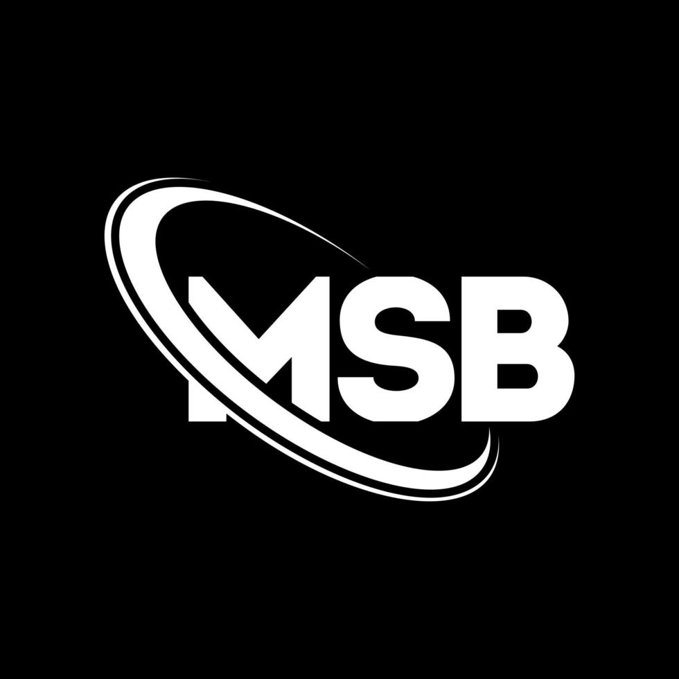logotipo msb. carta msb. diseño de logotipo de letra msb. logotipo de las iniciales msb ...