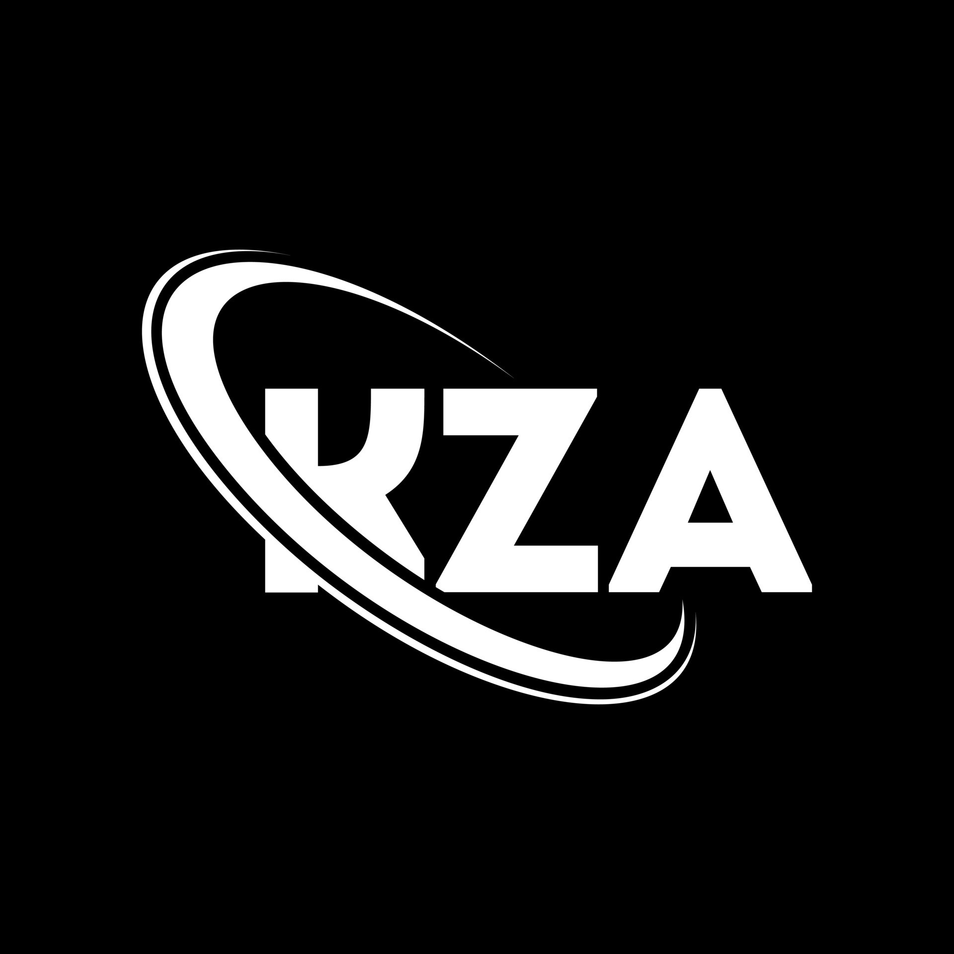 logotipo de kza. letra kza. diseño del logotipo de la letra kza. logotipo de las iniciales kza ...