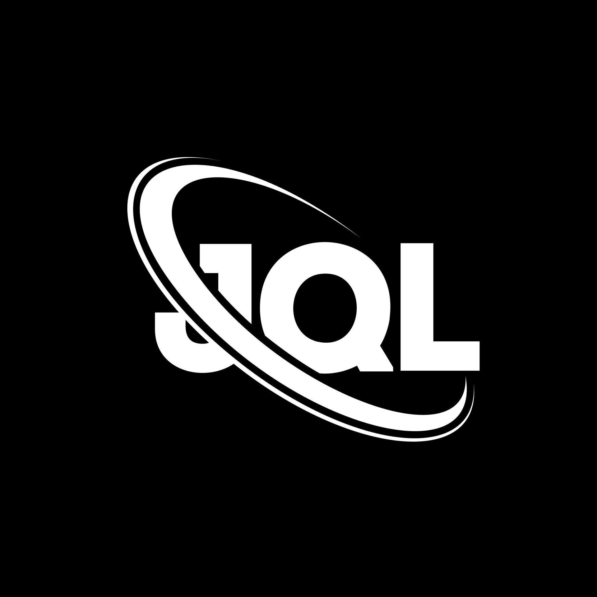 JQL logo. JQL letter. JQL letter logo design. Initials JQL logo linked with circle and uppercase ...