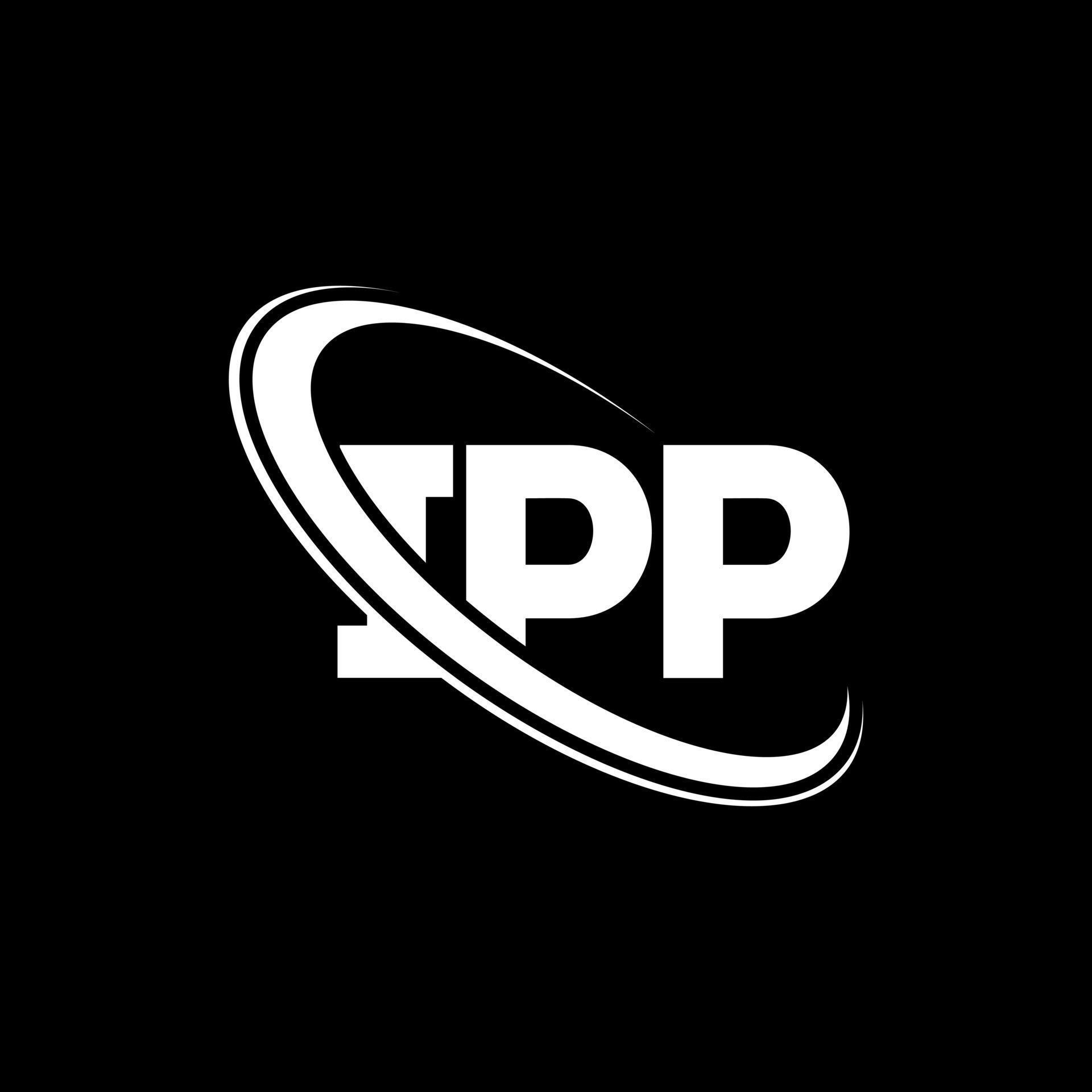logotipo de ipp. letra ipp. diseño del logotipo de la letra ipp. logotipo de iniciales ipp ...