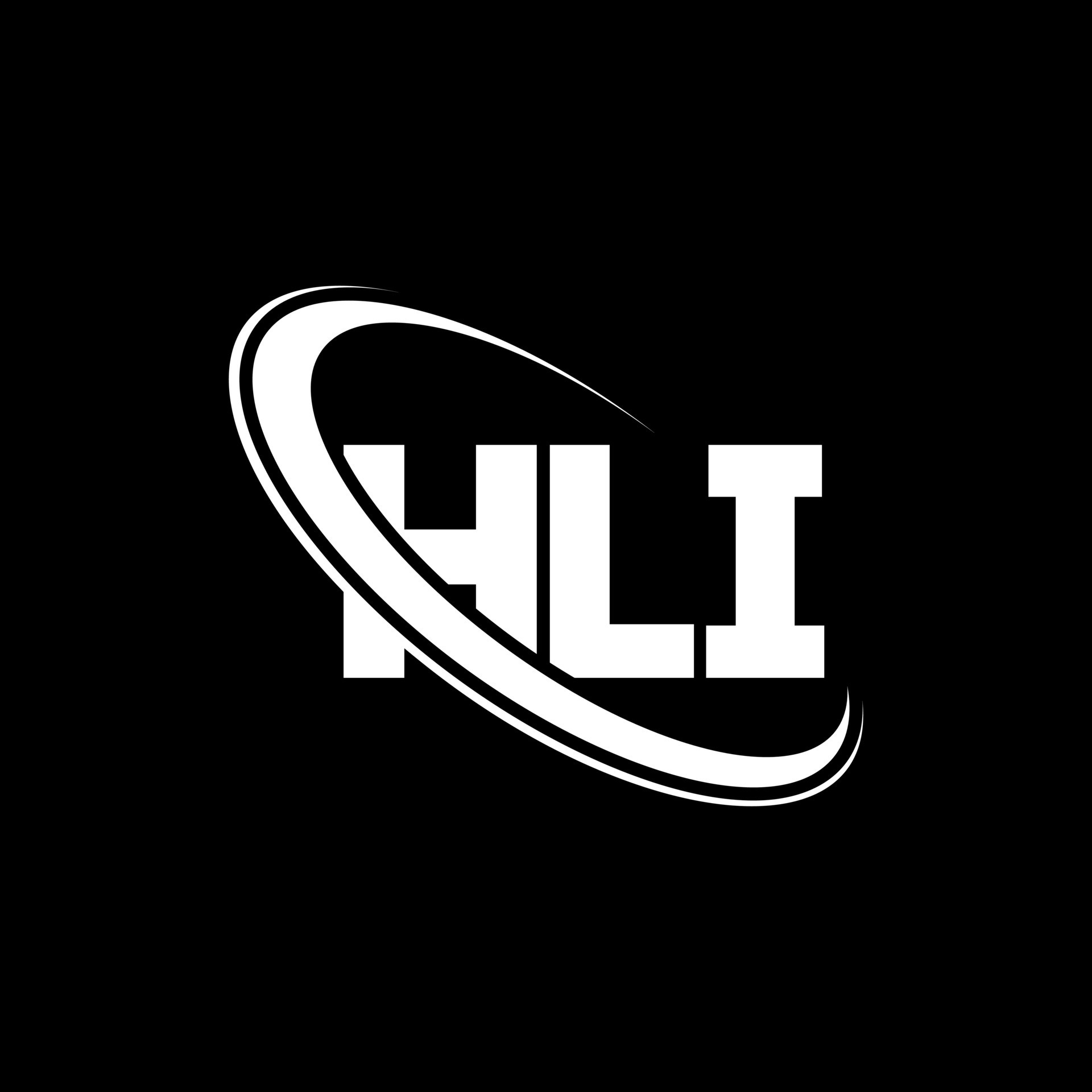 logotipo de hli. hli carta. diseño del logotipo de la letra hli. logotipo de iniciales hli ...