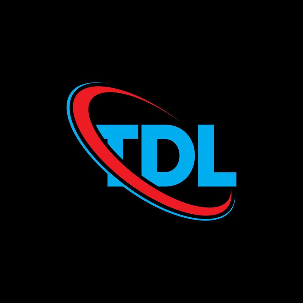 logotipo de tdl. letra tdl. diseño del logotipo de la letra tdl. logotipo de iniciales tdl ...