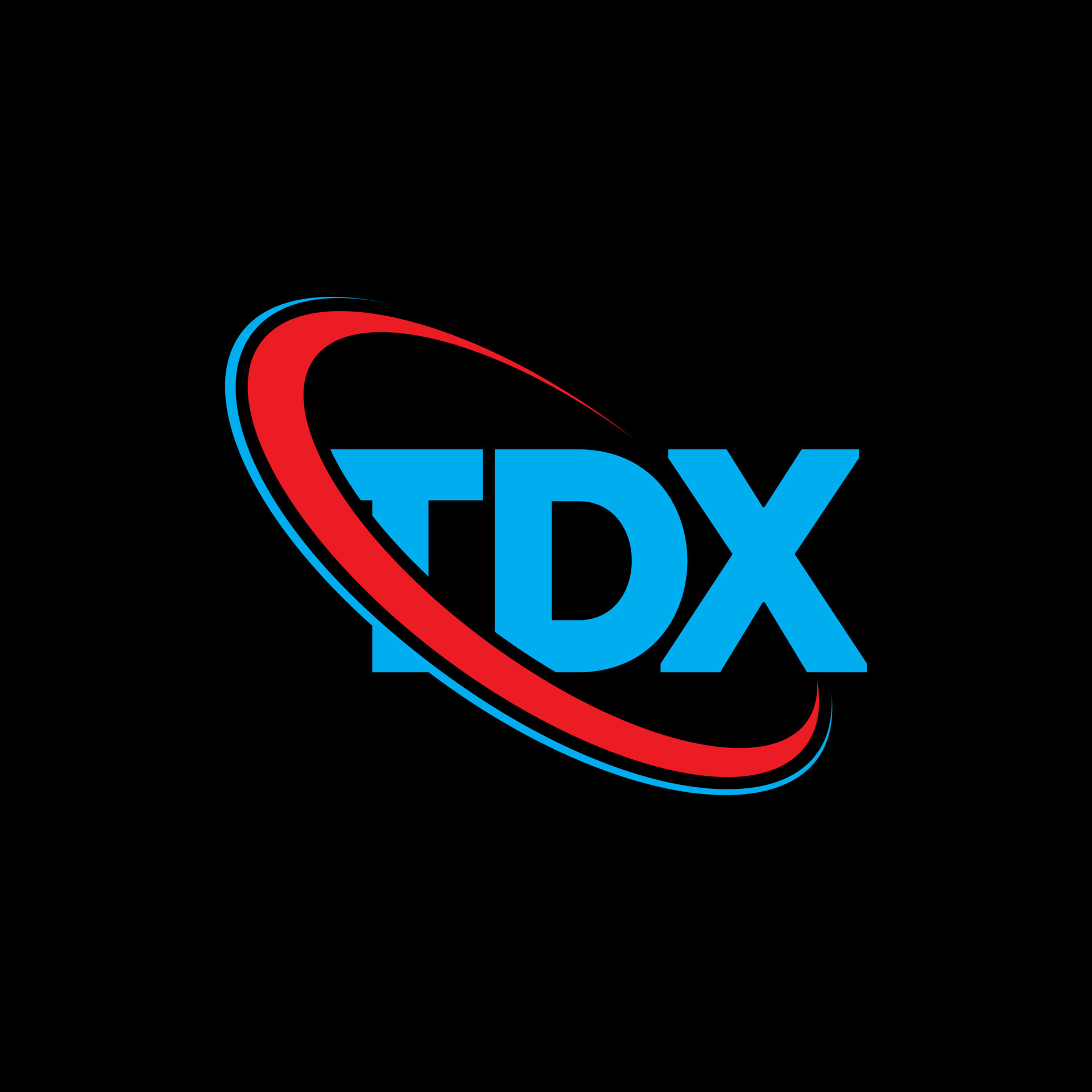 logotipo de tdx. carta tdx. diseño del logotipo de la letra tdx. logotipo de iniciales tdx ...