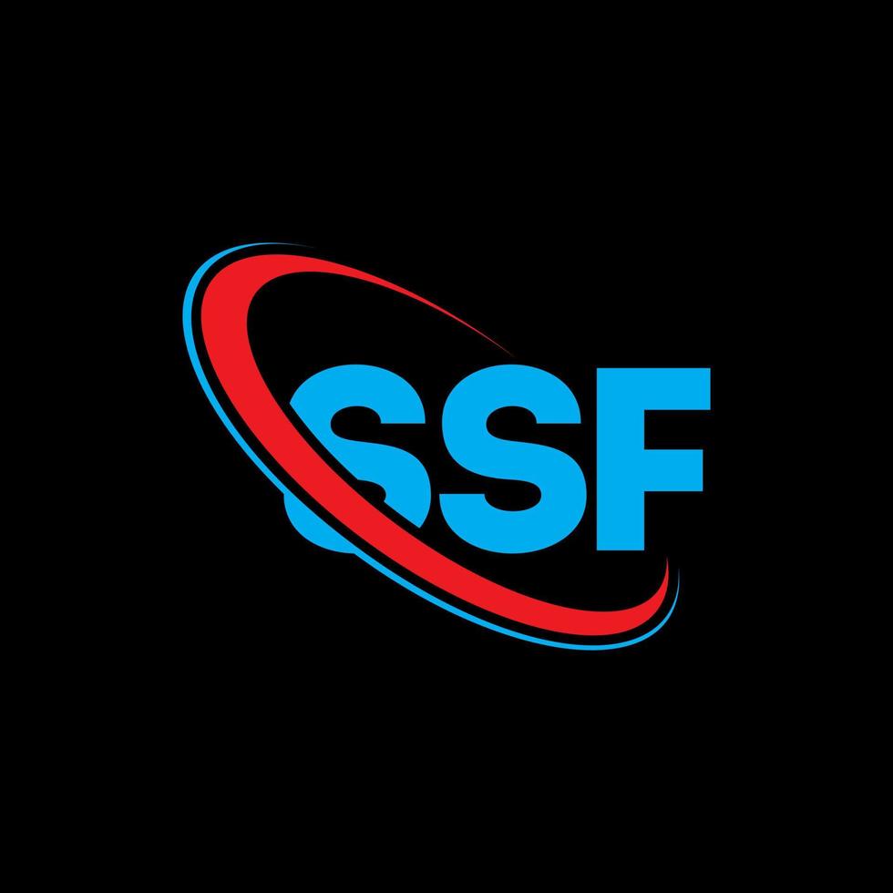 Ssf Logo Ssf Letter Ssf Letter Logo Design Initials Ssf Logo Linked With Circle And Uppercase