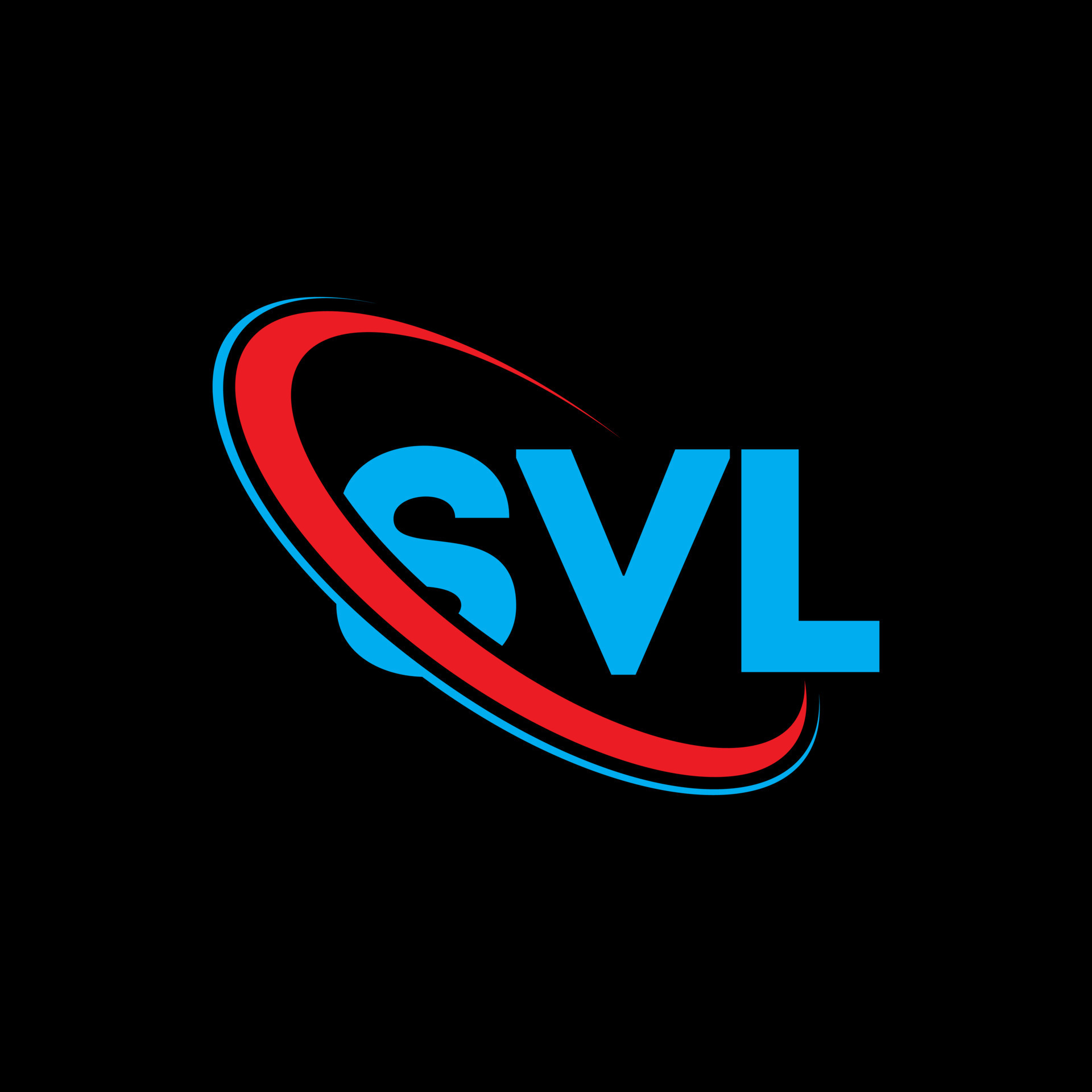 SVL logo. SVL letter. SVL letter logo design. Initials SVL logo linked with circle and uppercase ...
