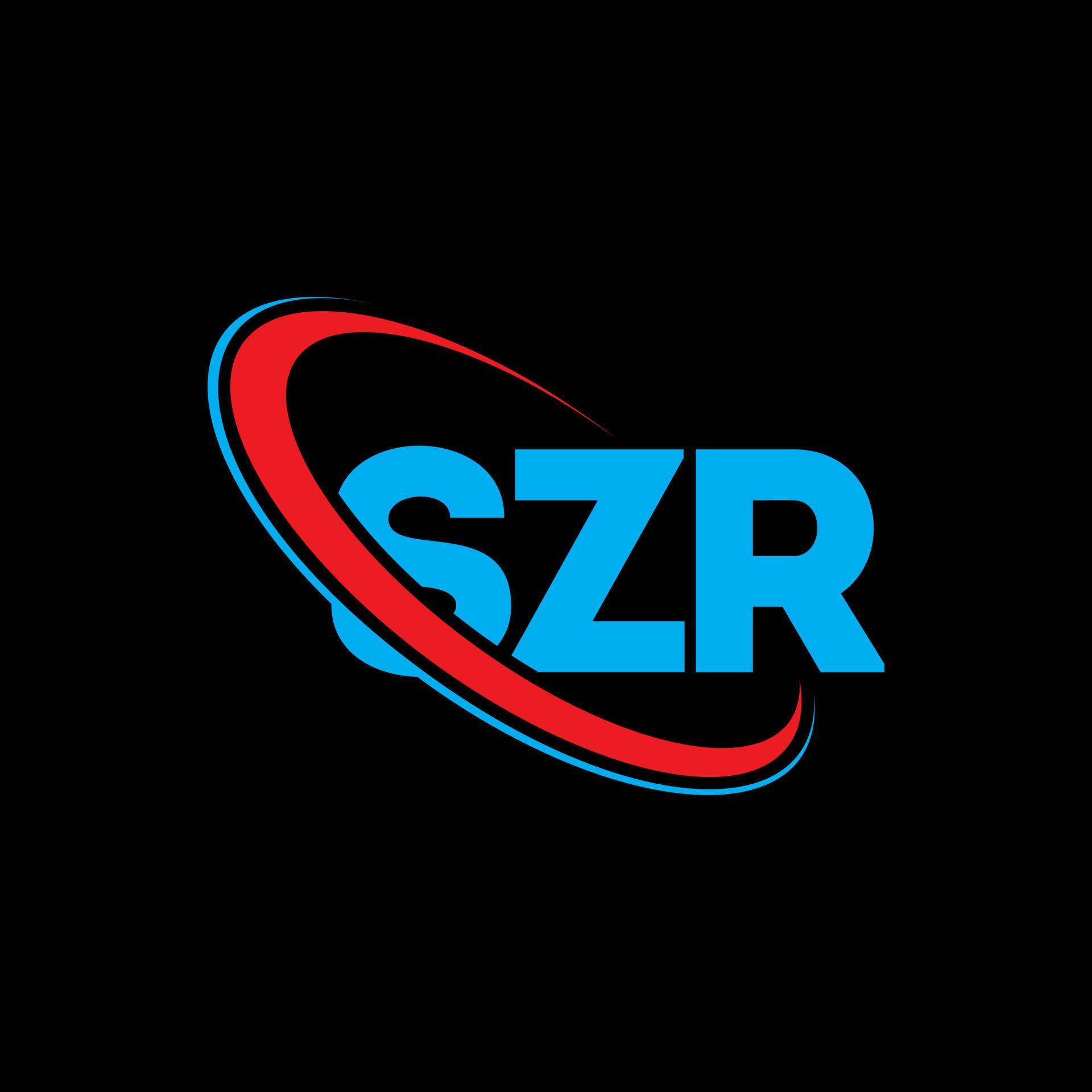 logotipo de szr. letra szr. diseño del logotipo de la letra szr. logotipo de iniciales szr ...