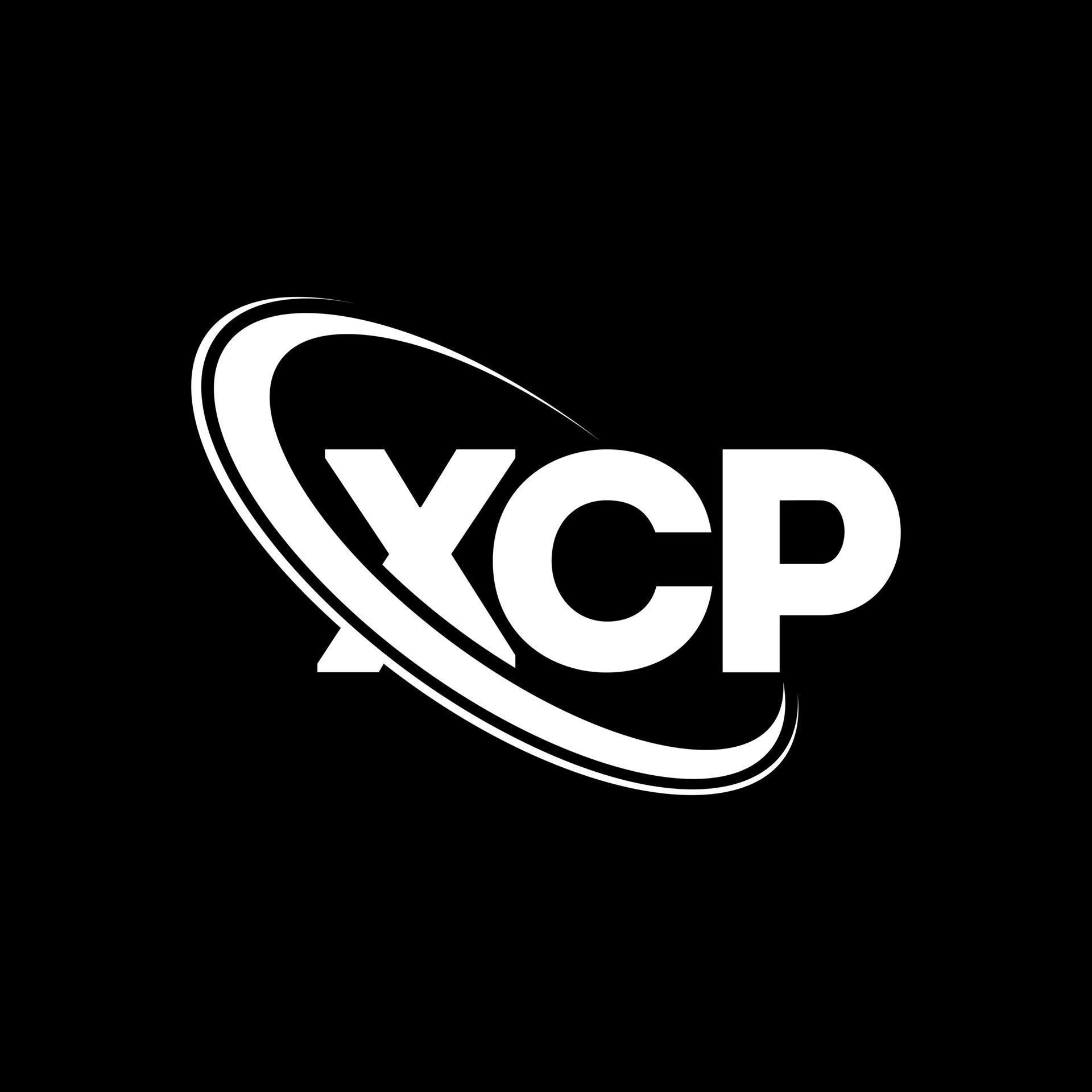 logotipo de xcp. letra xcp. diseño del logotipo de la letra xcp. logotipo de iniciales xcp ...