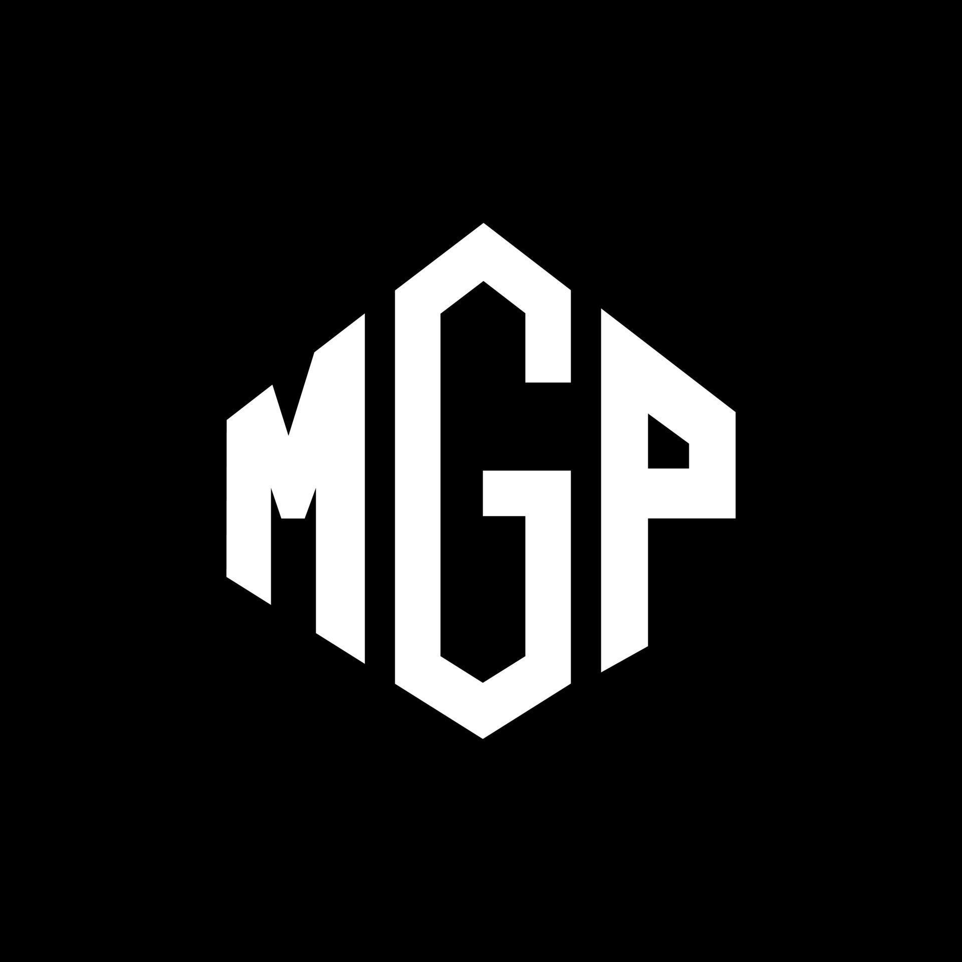 MGP letter logo design with polygon shape. MGP polygon and cube shape logo design. MGP hexagon ...