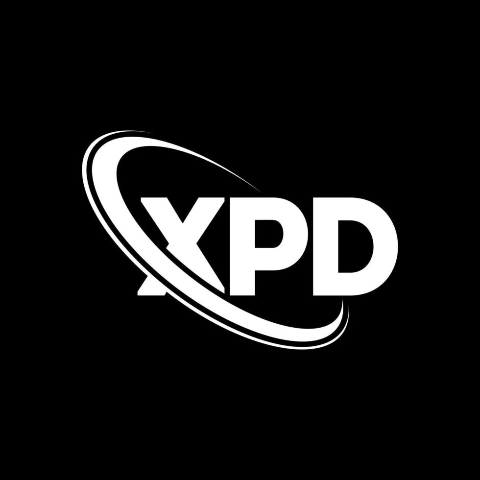 XPD logo. XPD letter. XPD letter logo design. Initials XPD logo linked with circle and uppercase ...