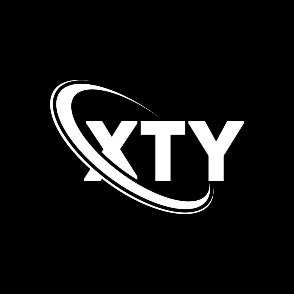 logotipo xty. letra xty. diseño del logotipo de la letra xty. logotipo de las iniciales xty ...