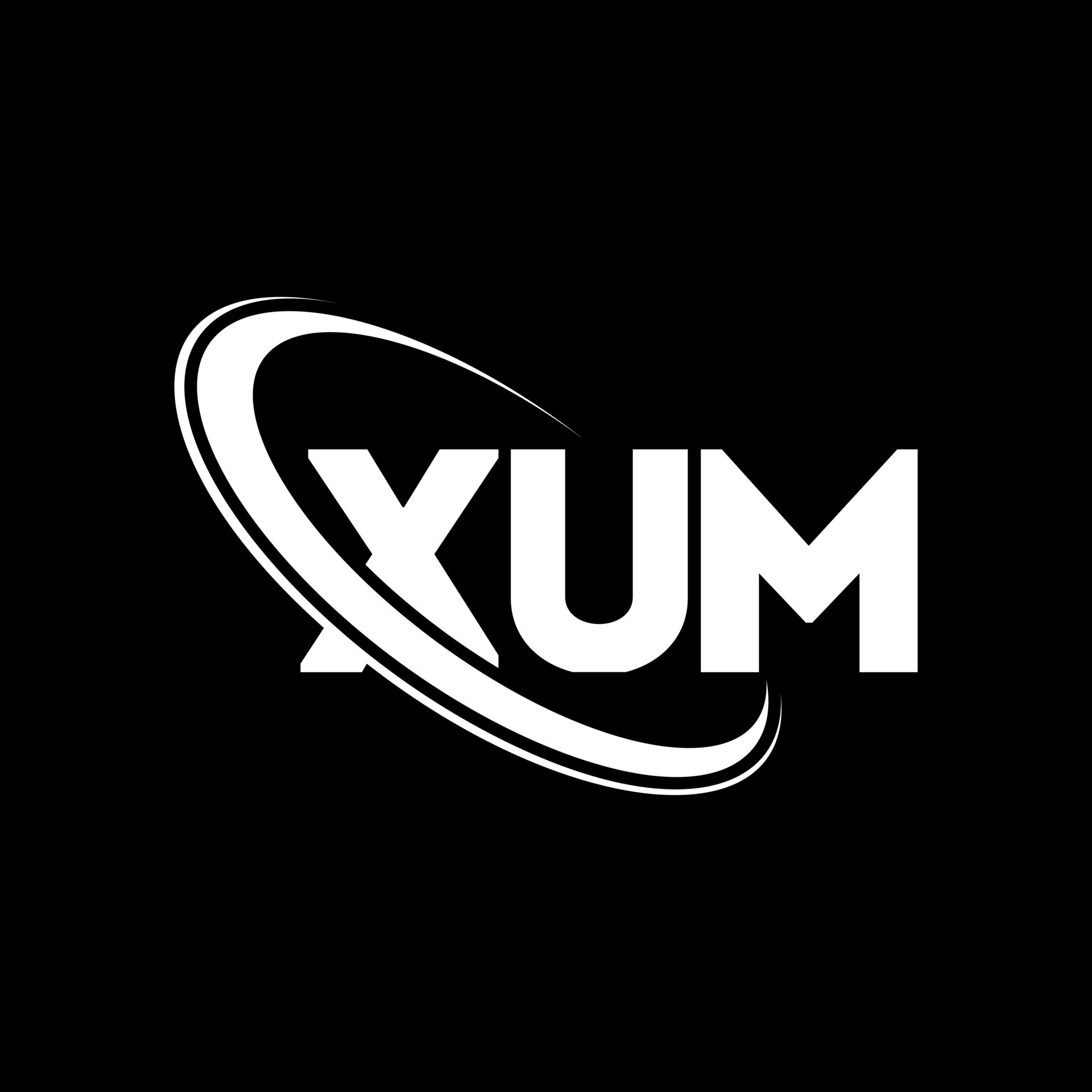 logotipo de xum. letra xum. diseño del logotipo de la letra xum. logotipo de las iniciales xum ...