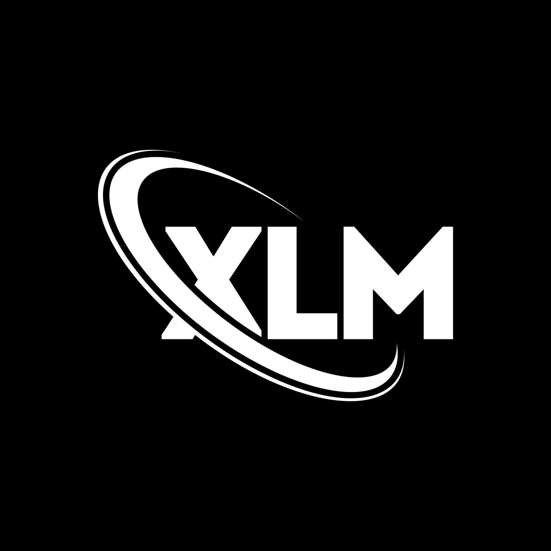 XLM logo. XLM letter. XLM letter logo design. Initials XLM logo linked with circle and uppercase ...