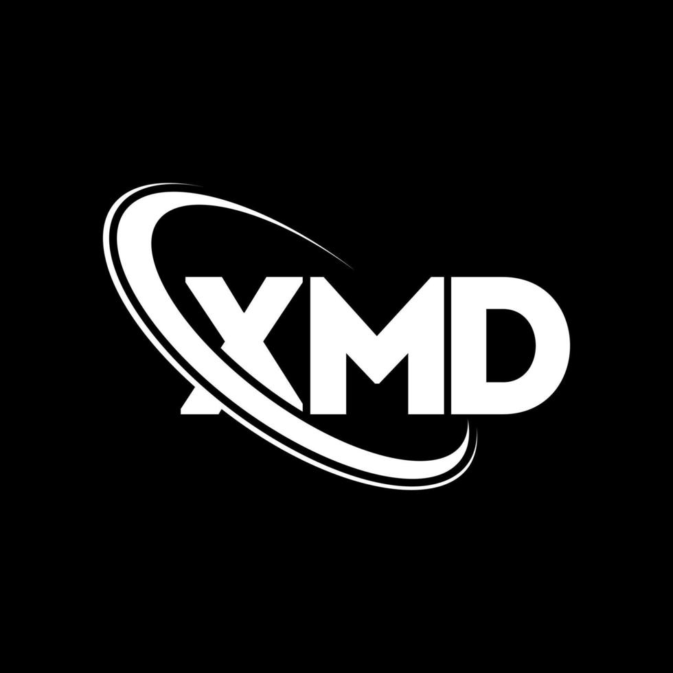 logotipo xmd. letra xmd. diseño del logotipo de la letra xmd. logotipo de iniciales xmd ...
