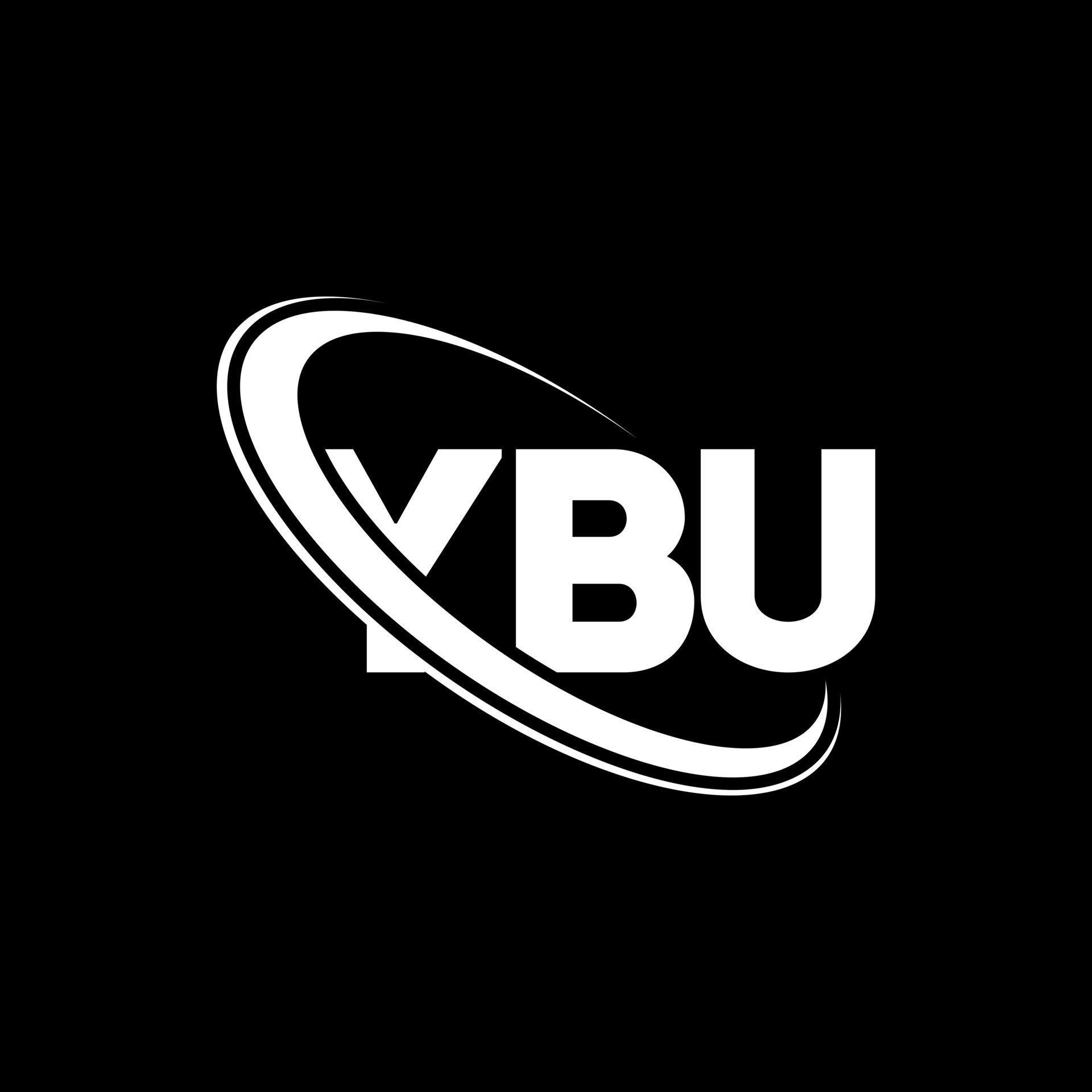 YBU logo. YBU letter. YBU letter logo design. Initials YBU logo linked with circle and uppercase ...